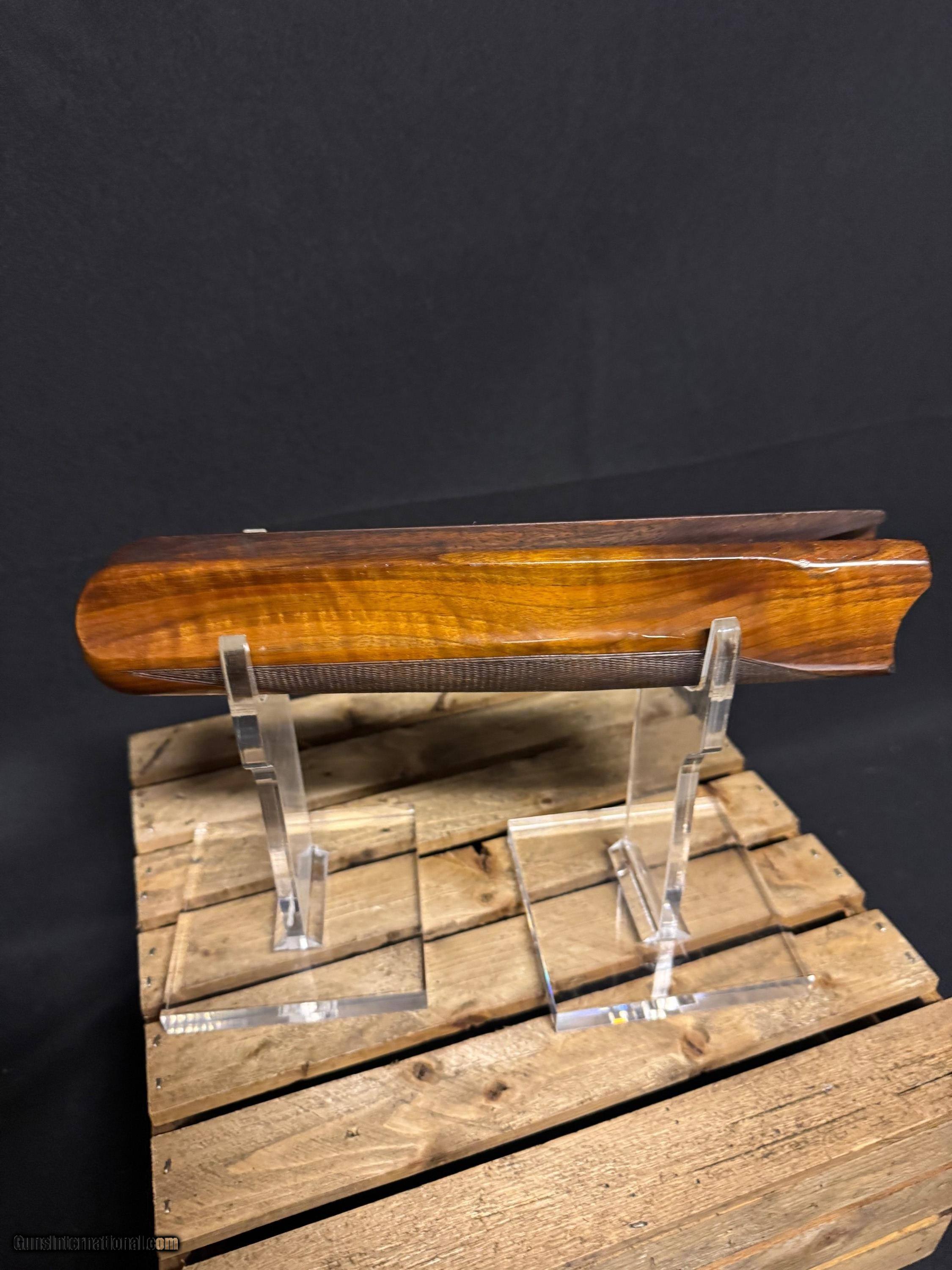 Perazzi Type 4 forend. just the wood. Slim fit grooved. Lots of wear and tear marks. No Cracks