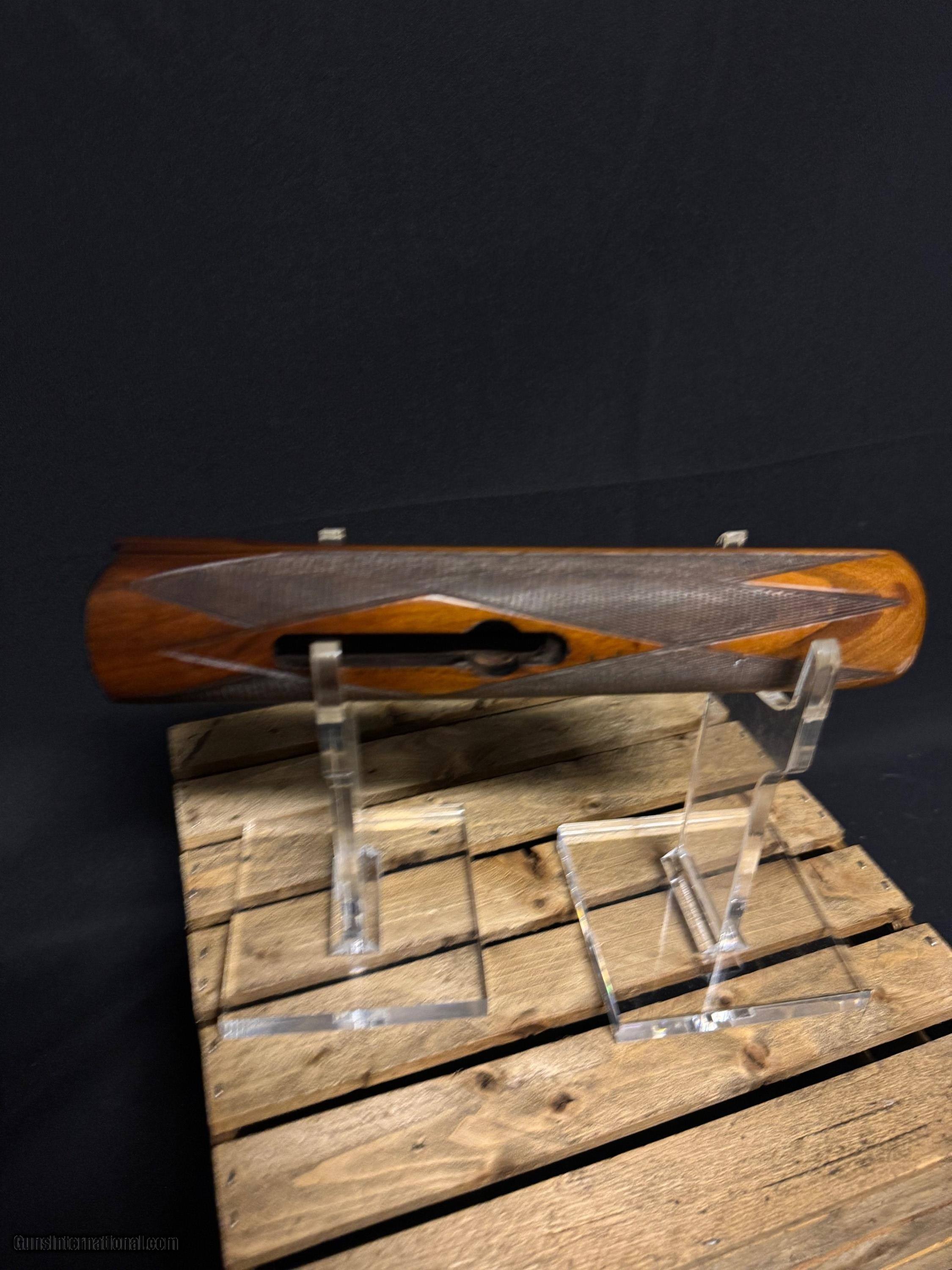 Perazzi Type 4 forend. just the wood. Slim fit grooved. Lots of wear and tear marks. No Cracks