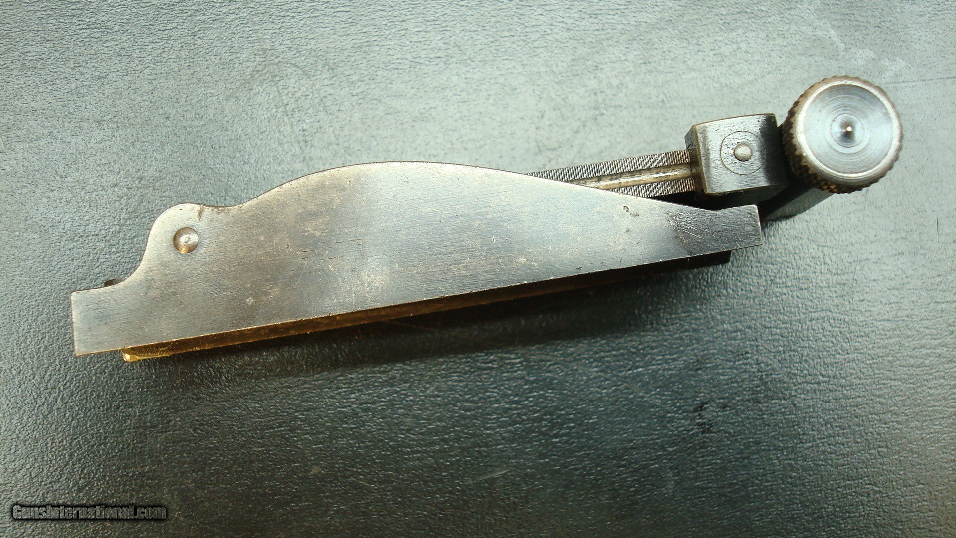 Krag rifle rear sight, Model 1902, Type 1 variation.