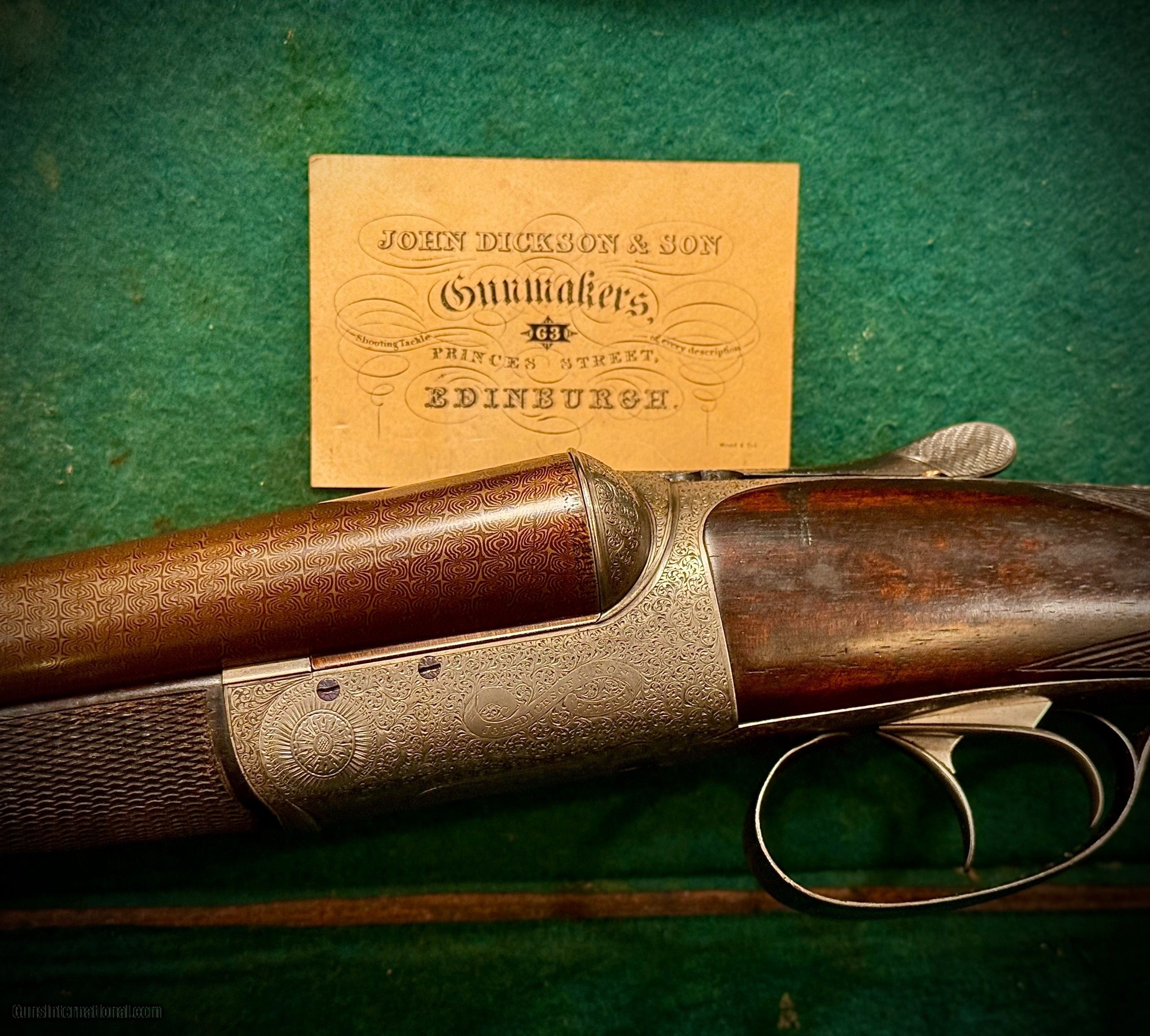 John Dickson and Son 12 bore round action for sale