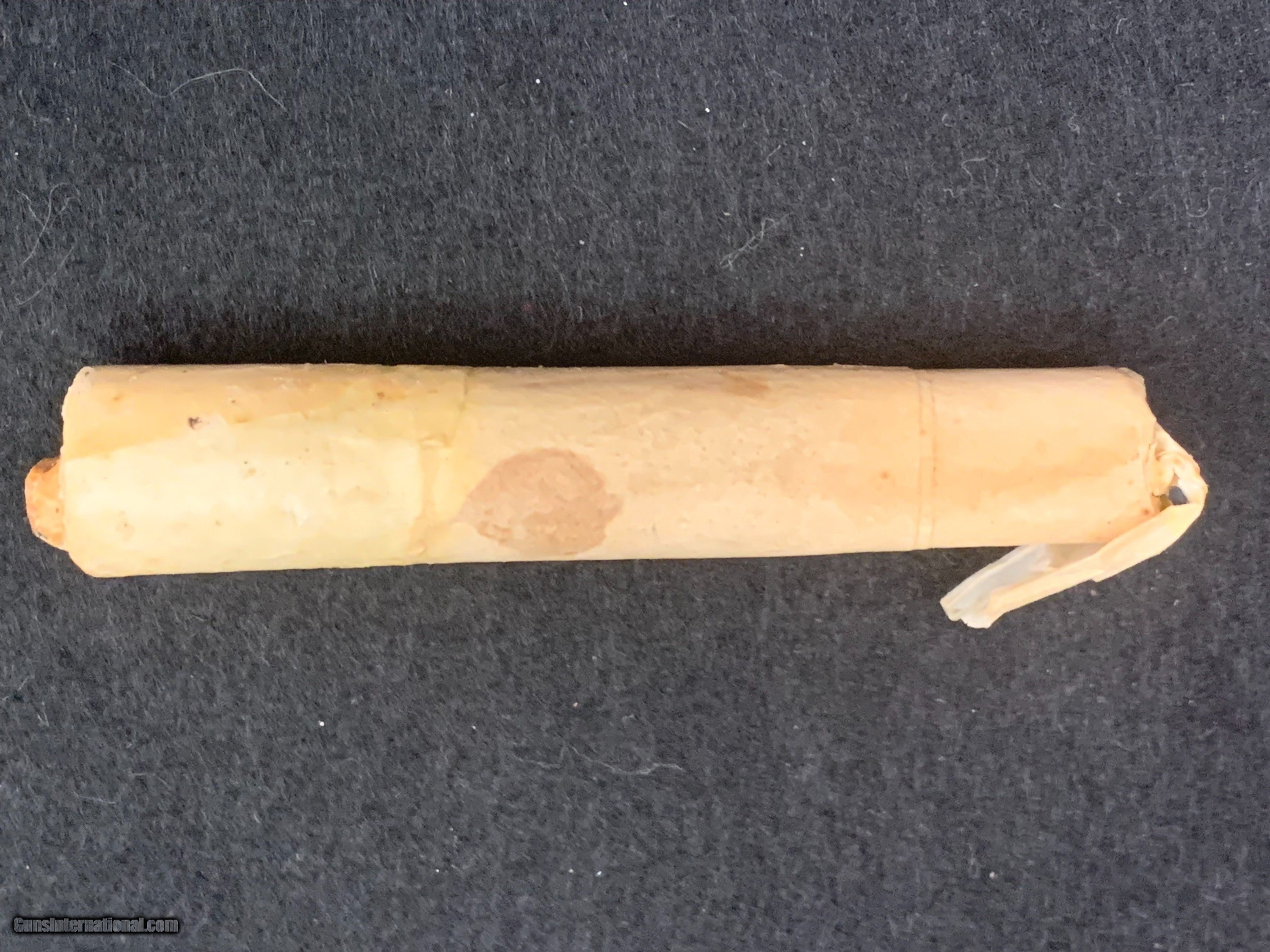 ORIGINAL CIVIL WAR P-53 BRITISH ENFIELD .577 PAPER CARTRIDGE - FREE ...