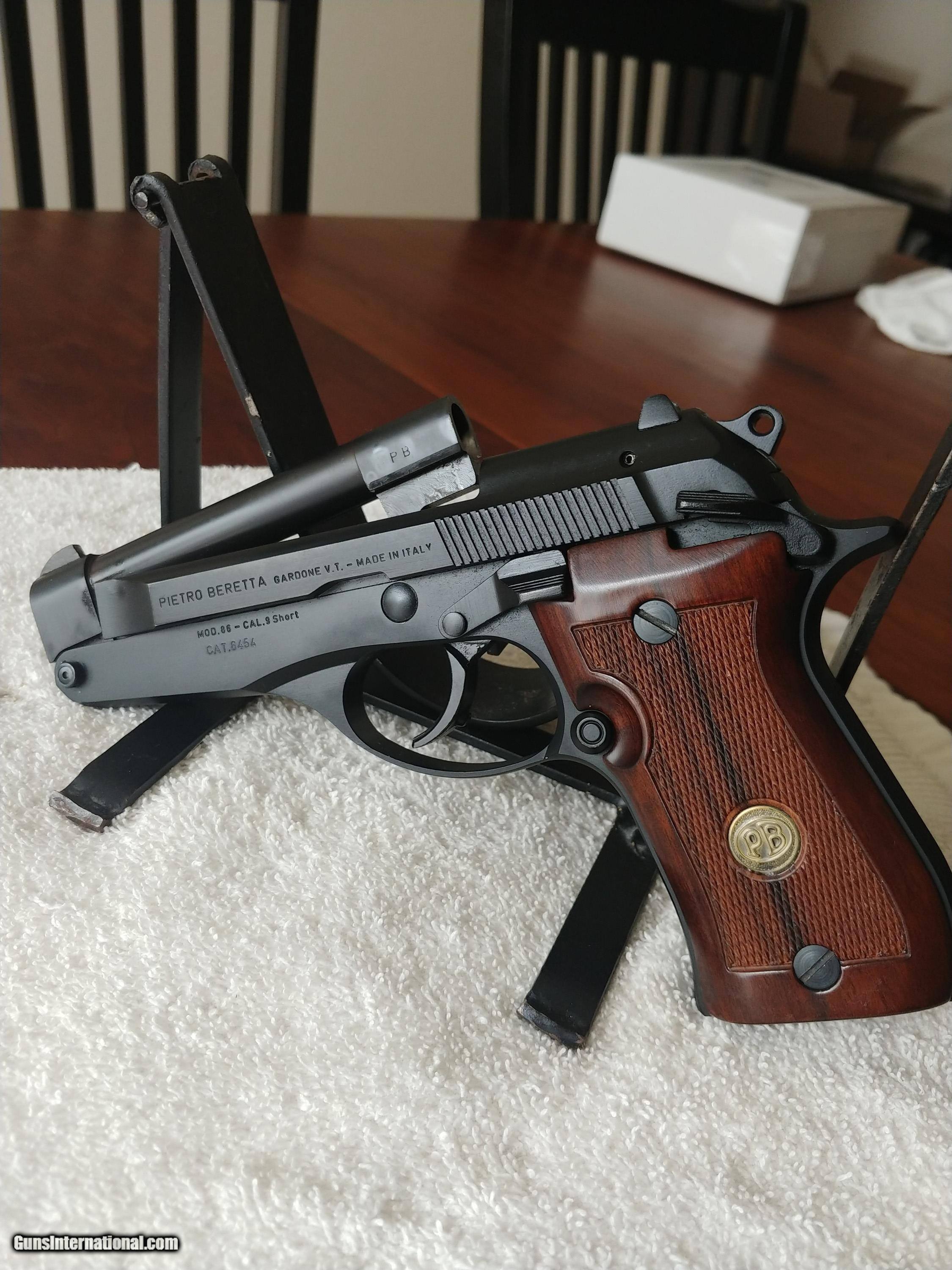 Beretta model 86 tip-up barrel 380
