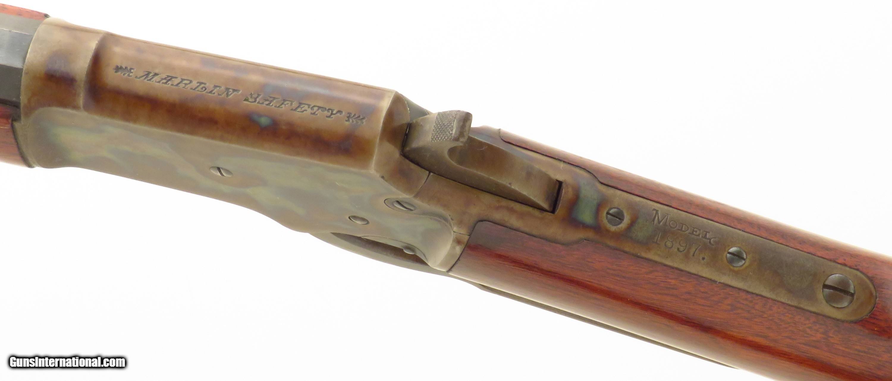Marlin Model 1897 .22 LR, 24-inch octagon, sharp markings, vivid colors ...