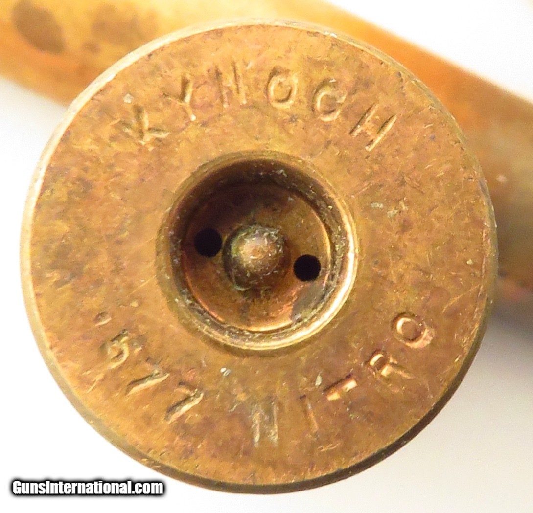  577 Nitro Express Three inch Brass Eley Kynoch Berdan Unworked