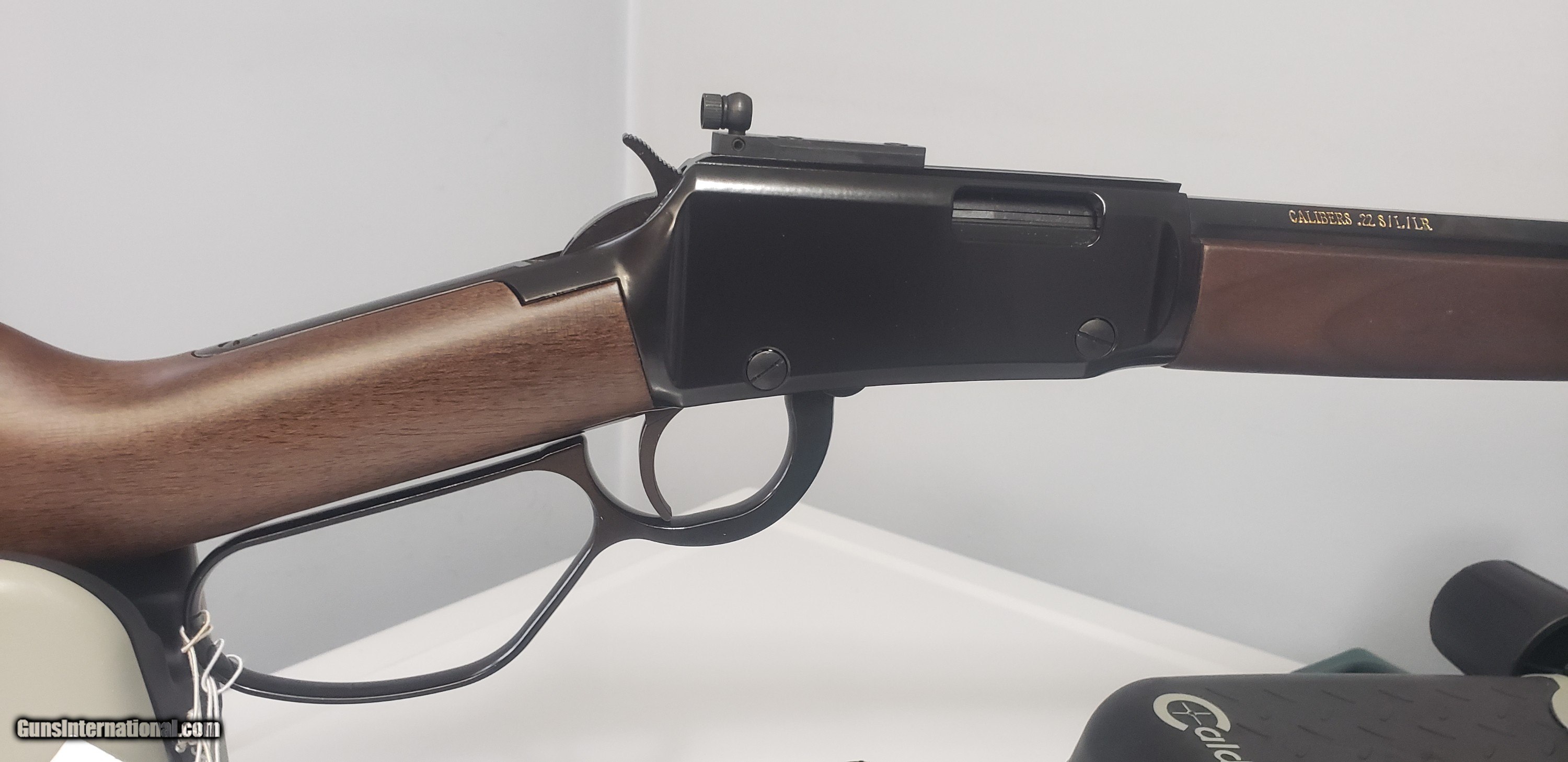 Henry octagon 22lr with peep sight big loop