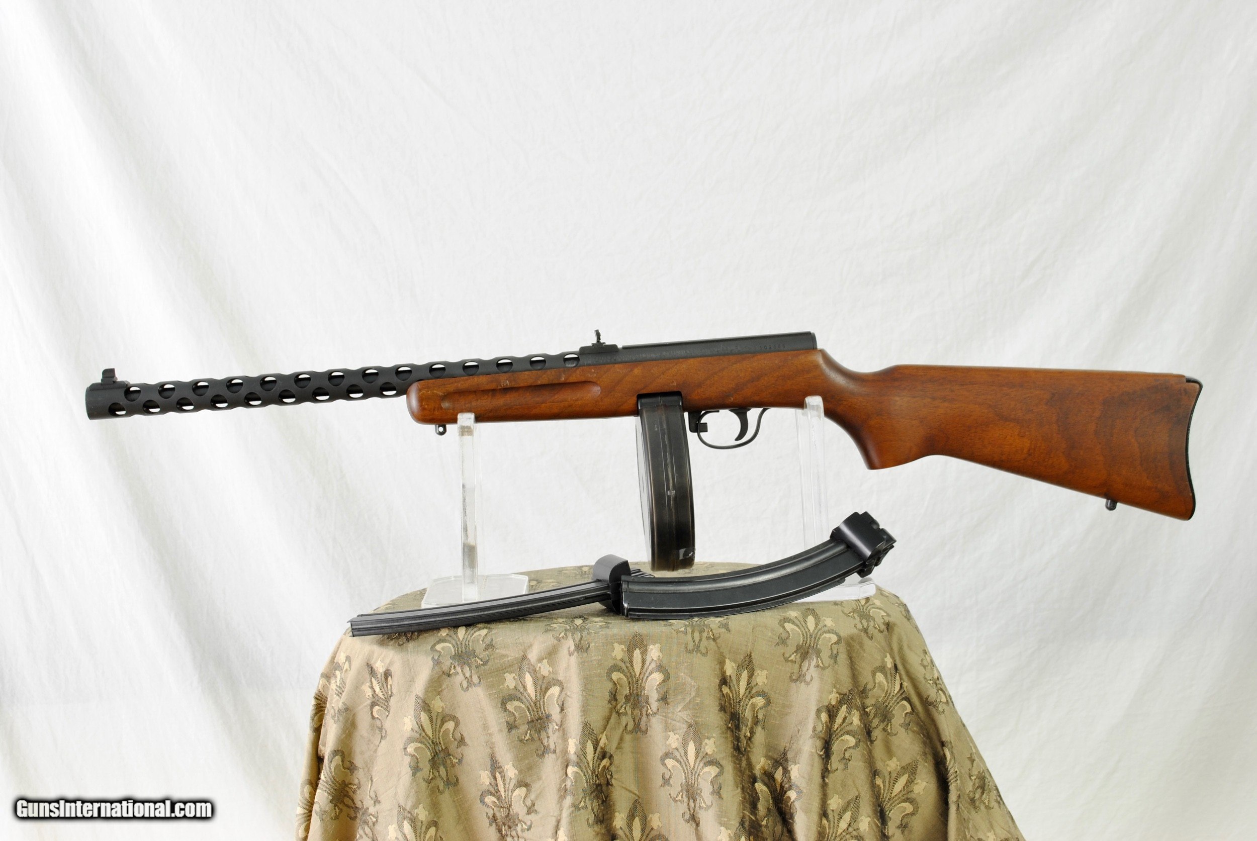 VINTAGE PIETTA BINGHAM PPS/50 IN 22 LR MADE IN 1985 - 50 ROUND DRUM ...