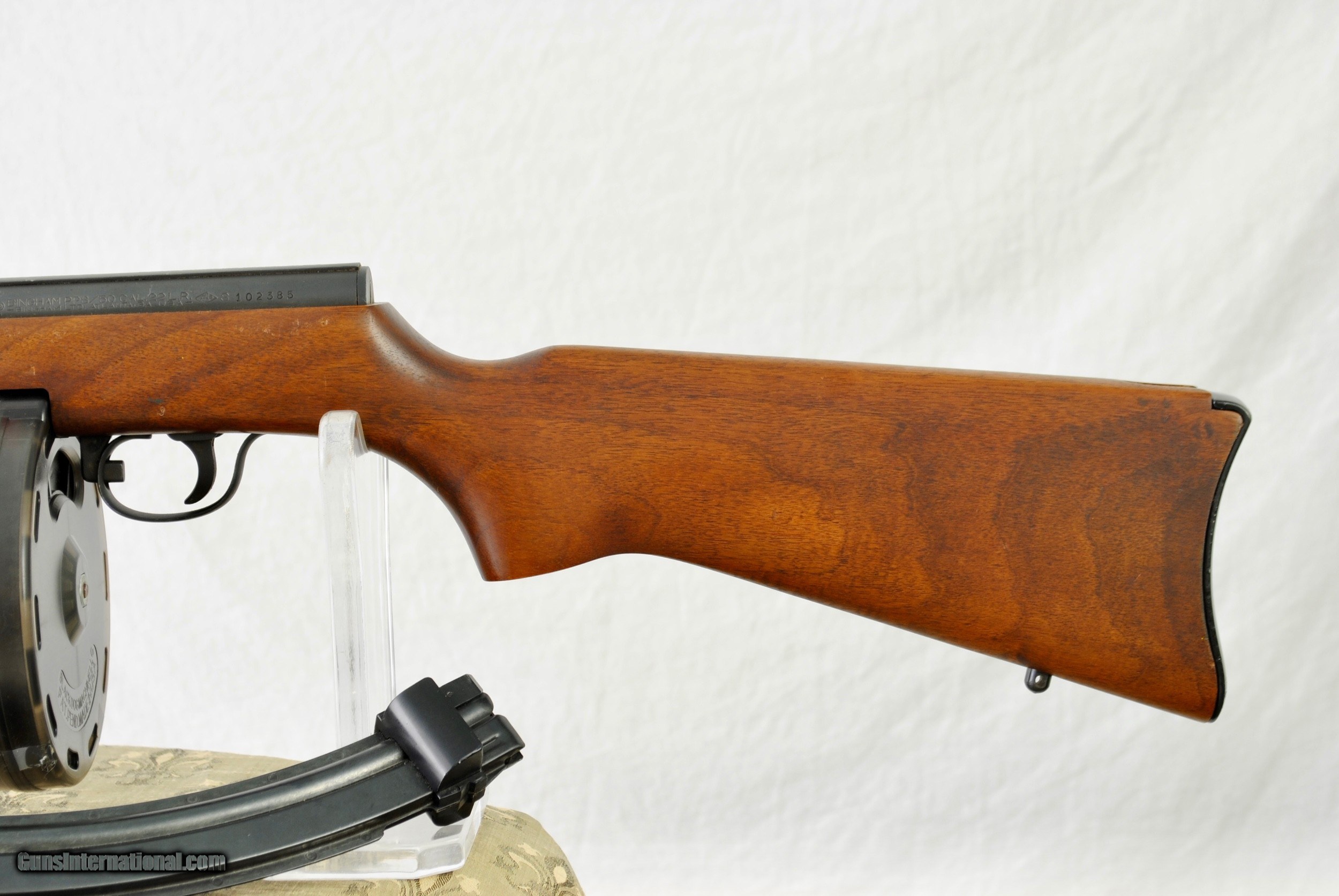 VINTAGE PIETTA BINGHAM PPS/50 IN 22 LR MADE IN 1985 - 50 ROUND DRUM ...