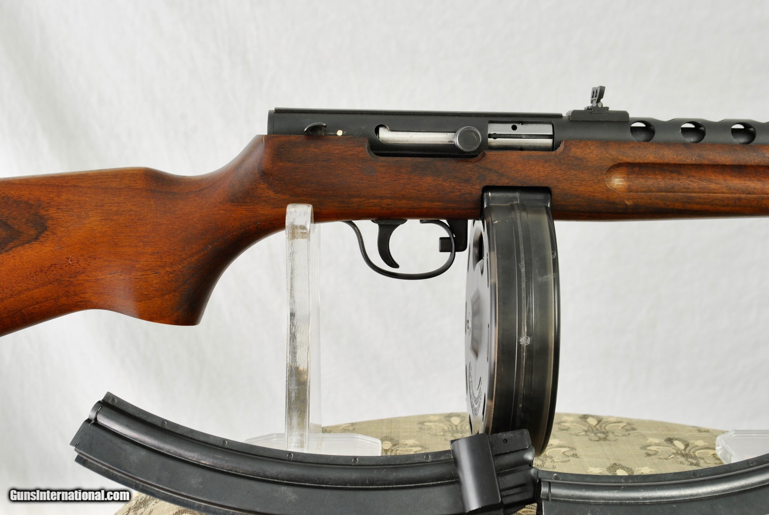 VINTAGE PIETTA BINGHAM PPS/50 IN 22 LR MADE IN 1985 - 50 ROUND DRUM ...