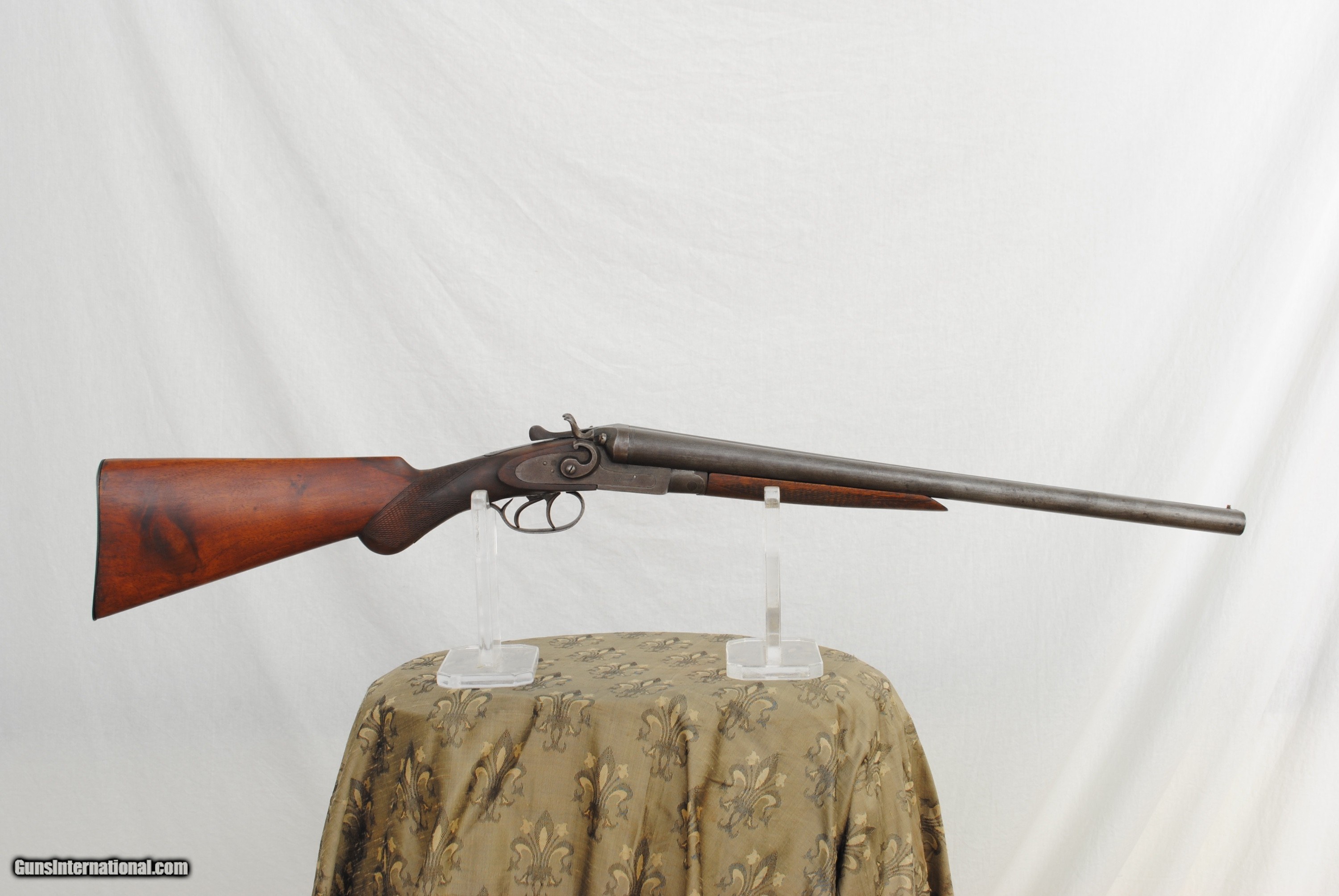 VINTAGE WILLIAM MOORE COACH GUN - 12 GAUGE WITH 20" BARREL