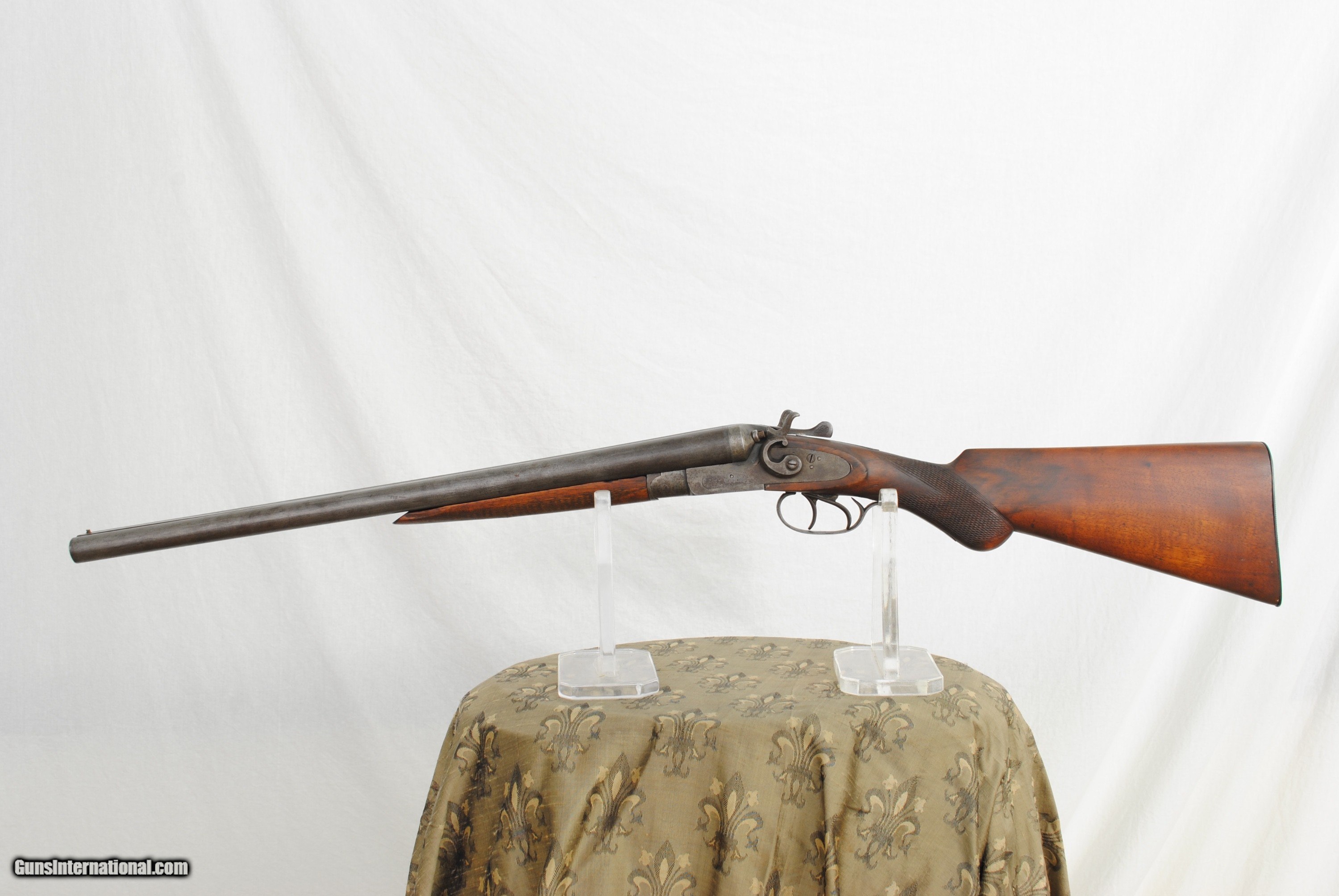 VINTAGE WILLIAM MOORE COACH GUN - 12 GAUGE WITH 20" BARREL