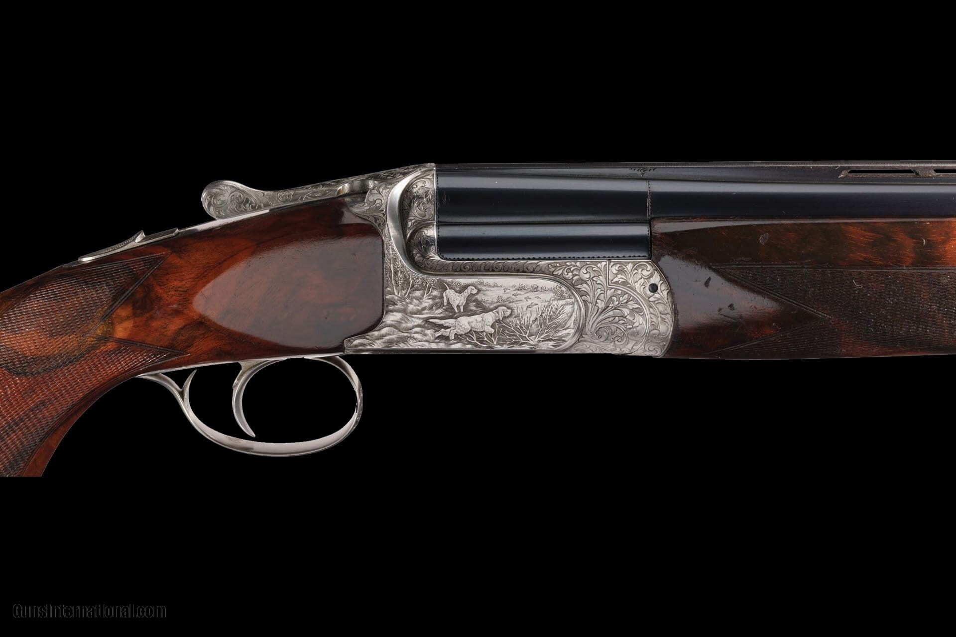 Factory Galeazzi Signed and Master Game Scene Engraved Perazzi SC3 O/U ...