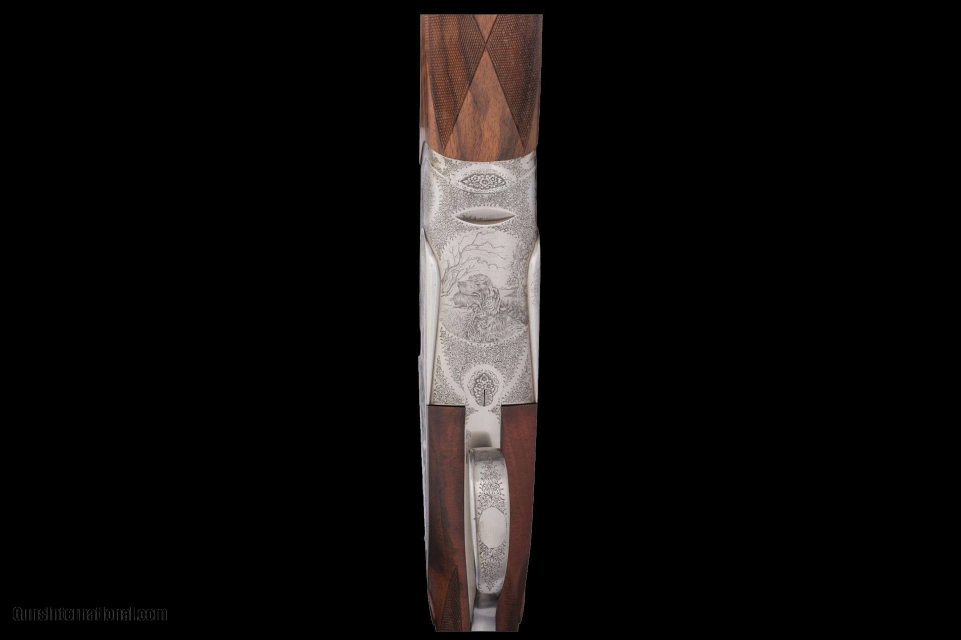 Claudio Cremini Signed and Game Scene Engraved Bertuzzi Sidelock Over ...