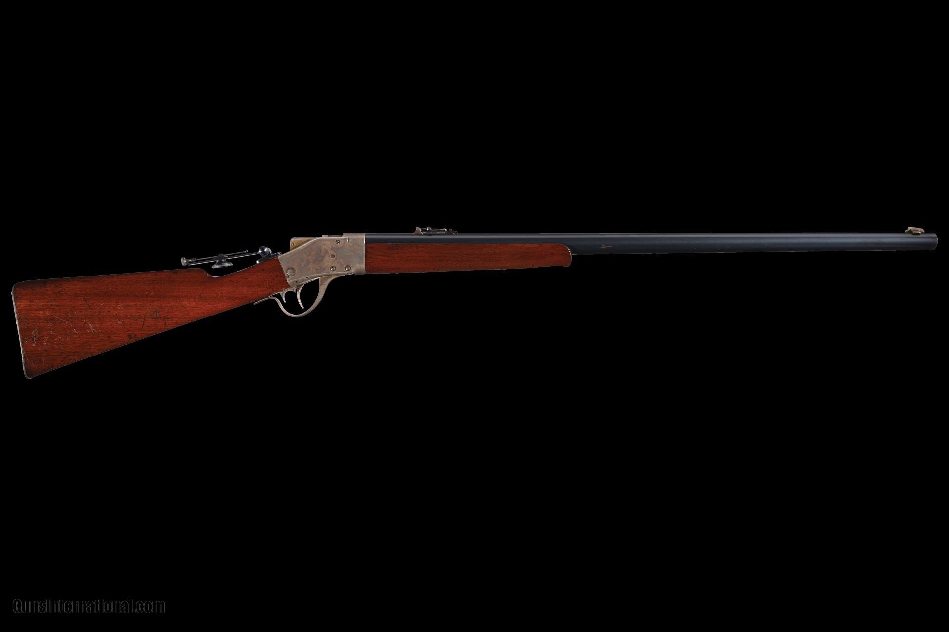 Sharps-Borchardt Model 1878 Single Shot Sporting Rifle in Desirable .45 ...