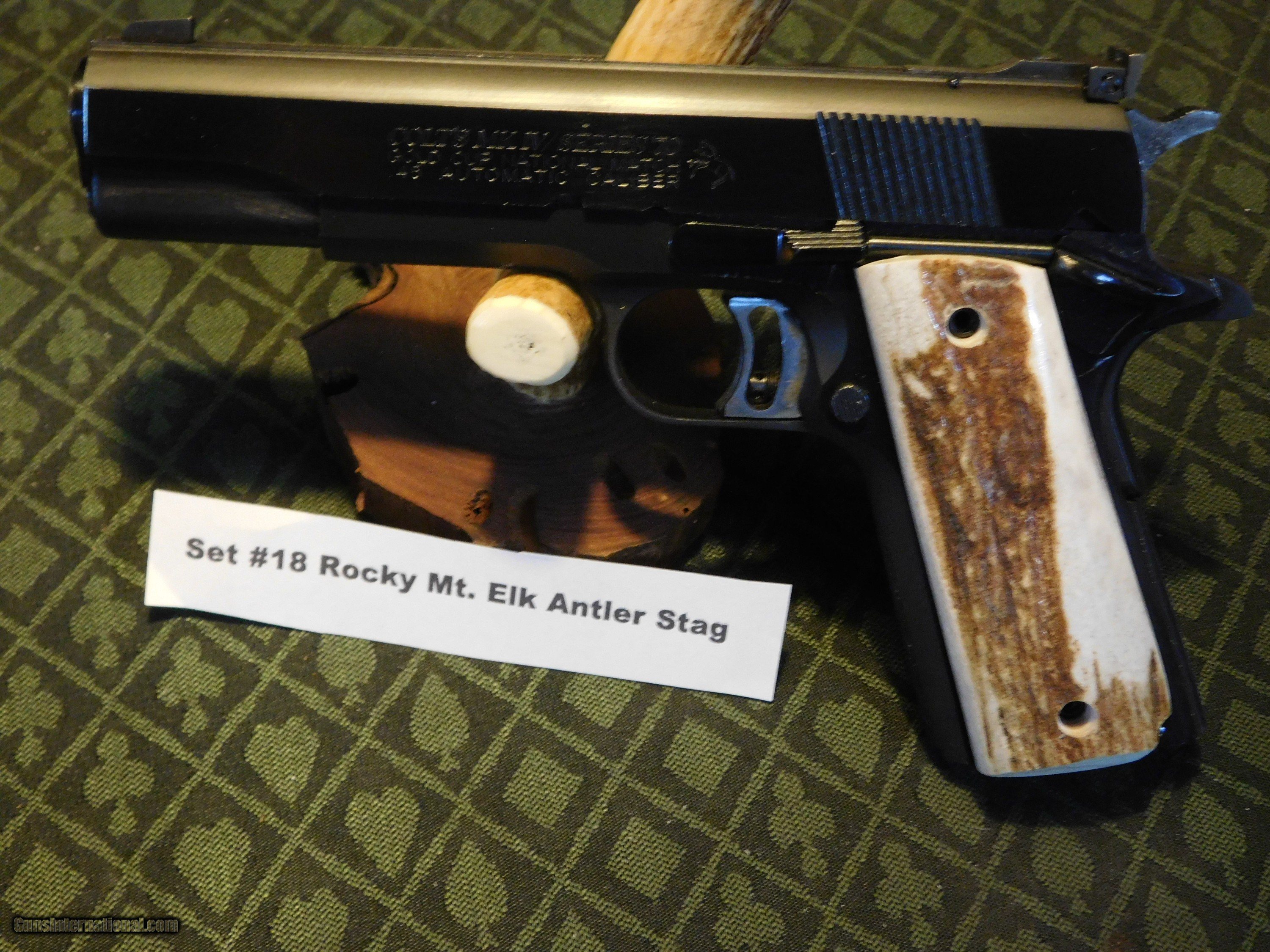 1911 Genuine Stag Horn grips