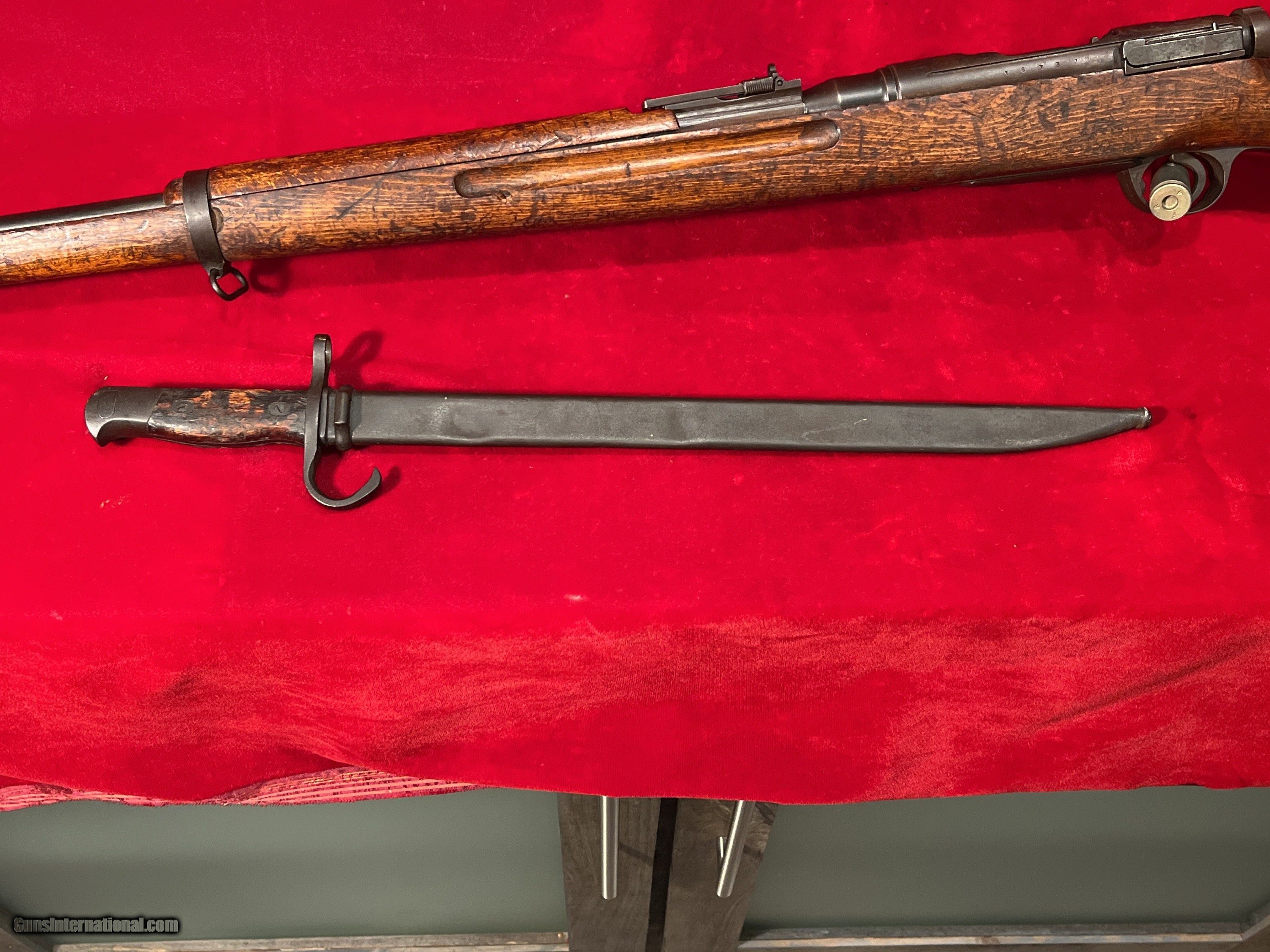 Type 38 Arisaka Navy " Anchor & Flower" Marked Bolt-Action Rifle 6 ...