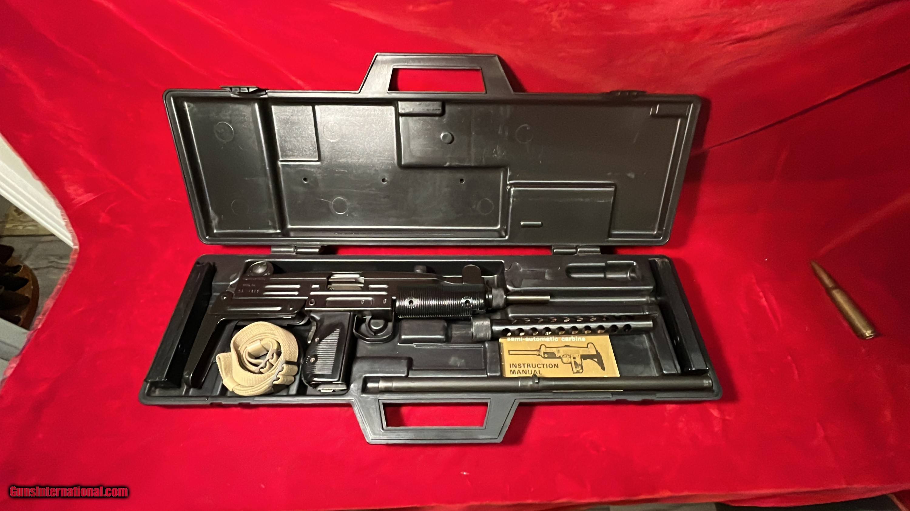 IMI Action Arms Uzi Model B 9mm W/ Original Box, Sling, Barrel Extension & Heatshield & 2 Mags