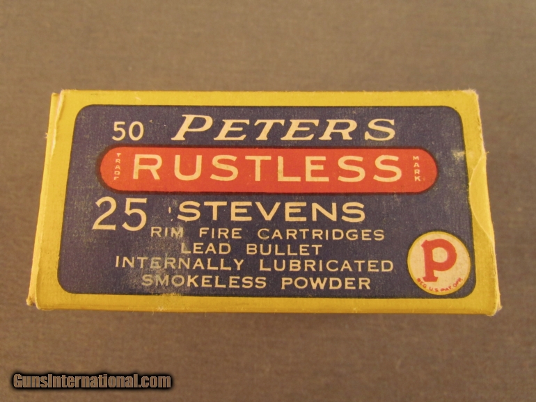 Peters Rustless 25 Rimfire Ammo