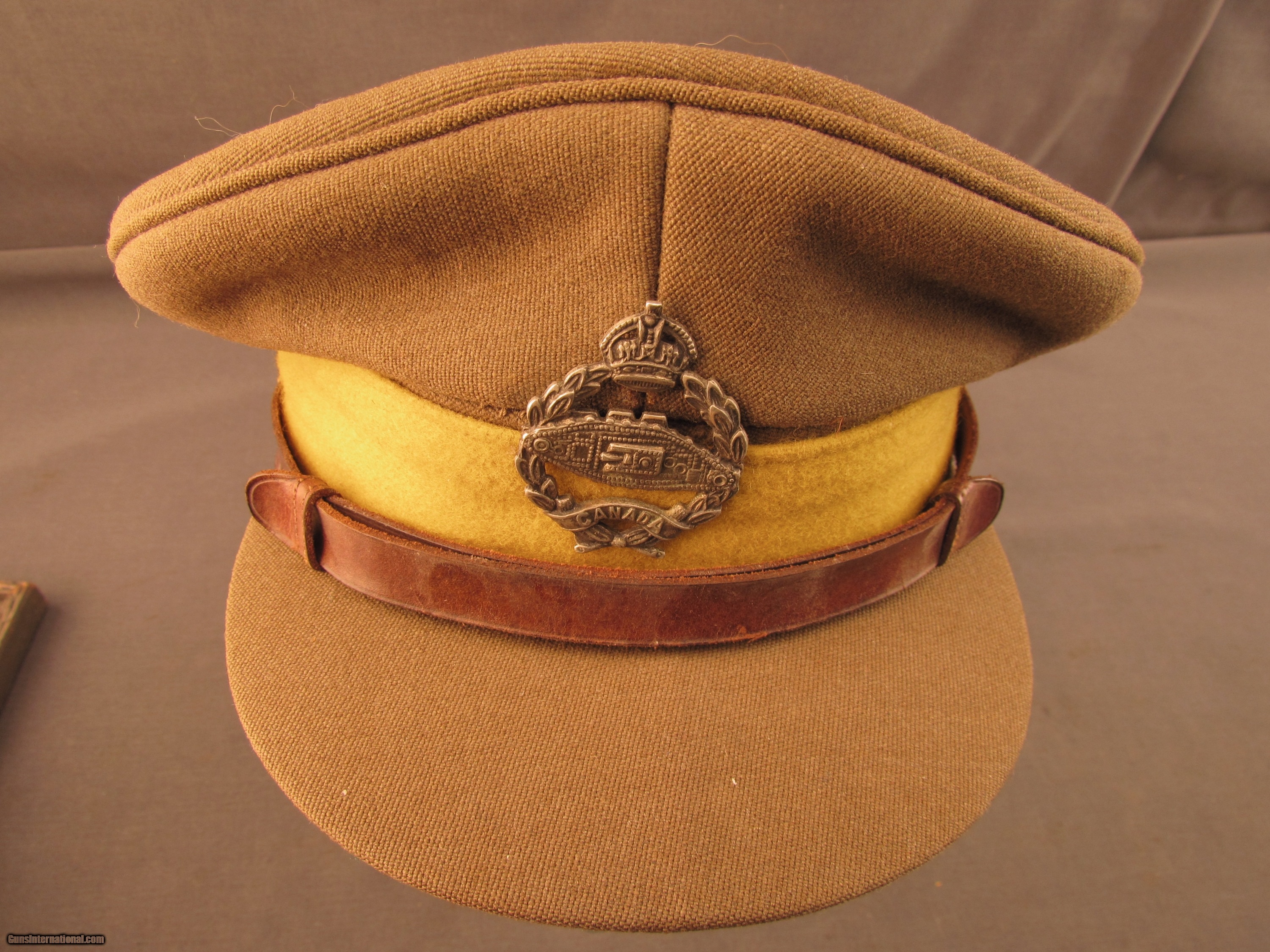 WW2 Canadian Armoured Corps Peaked Cap