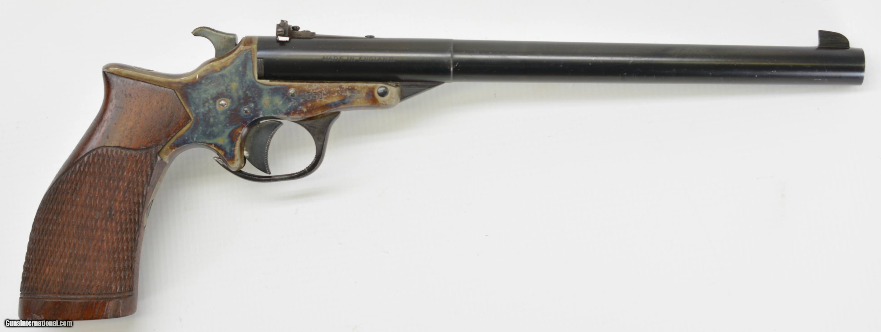 Webley & Scott Single Shot Target Pistol Case Color Frame