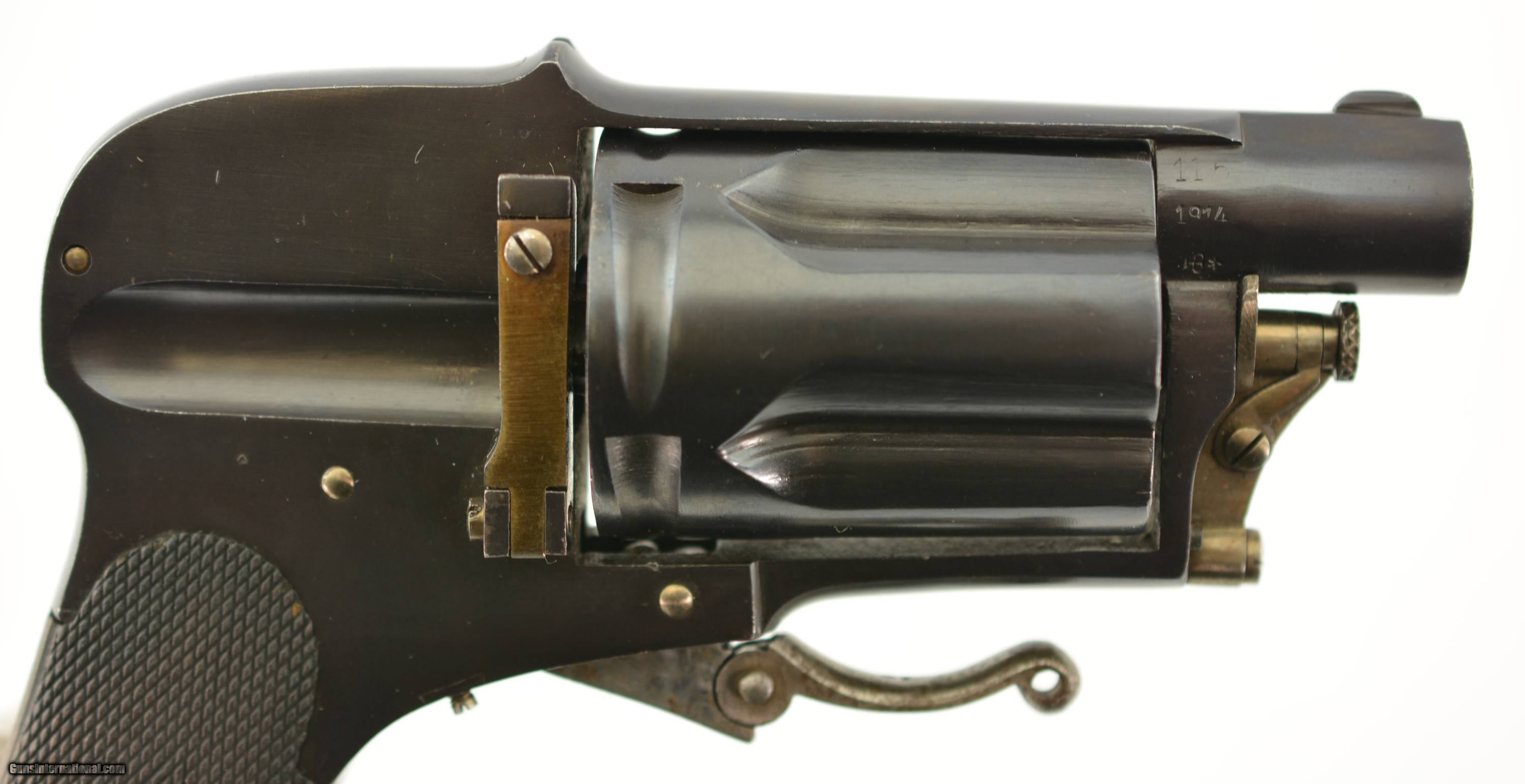 Belgian Scheintod Repeater Type Tear Gas Pistol