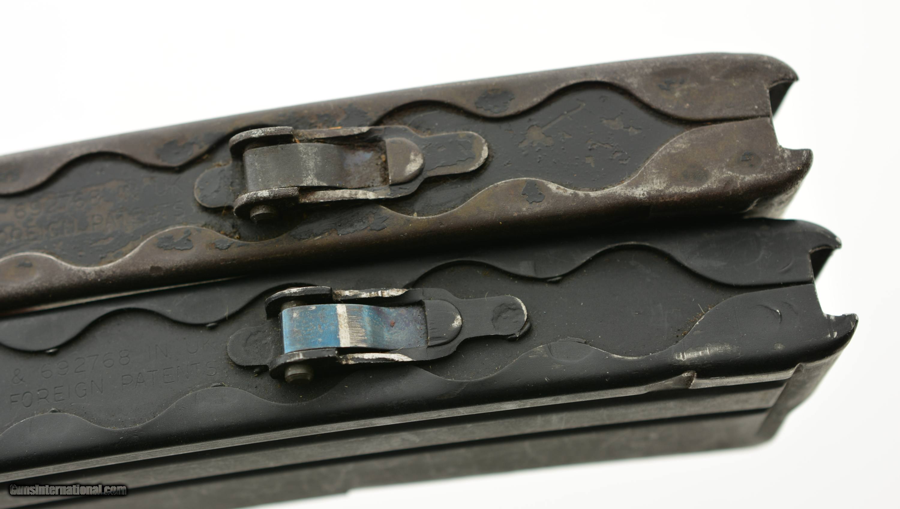 Two Steel Sterling 9mm SMG British Magazines 34 Rounds