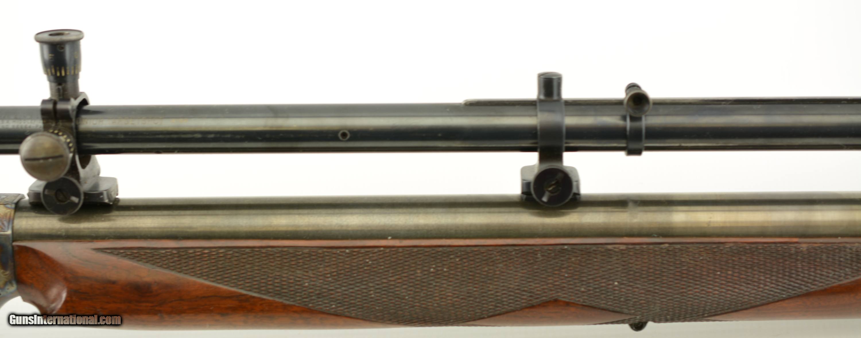 Hubalek Small Frame Ballard Type Target Rifle With Lyman Scope