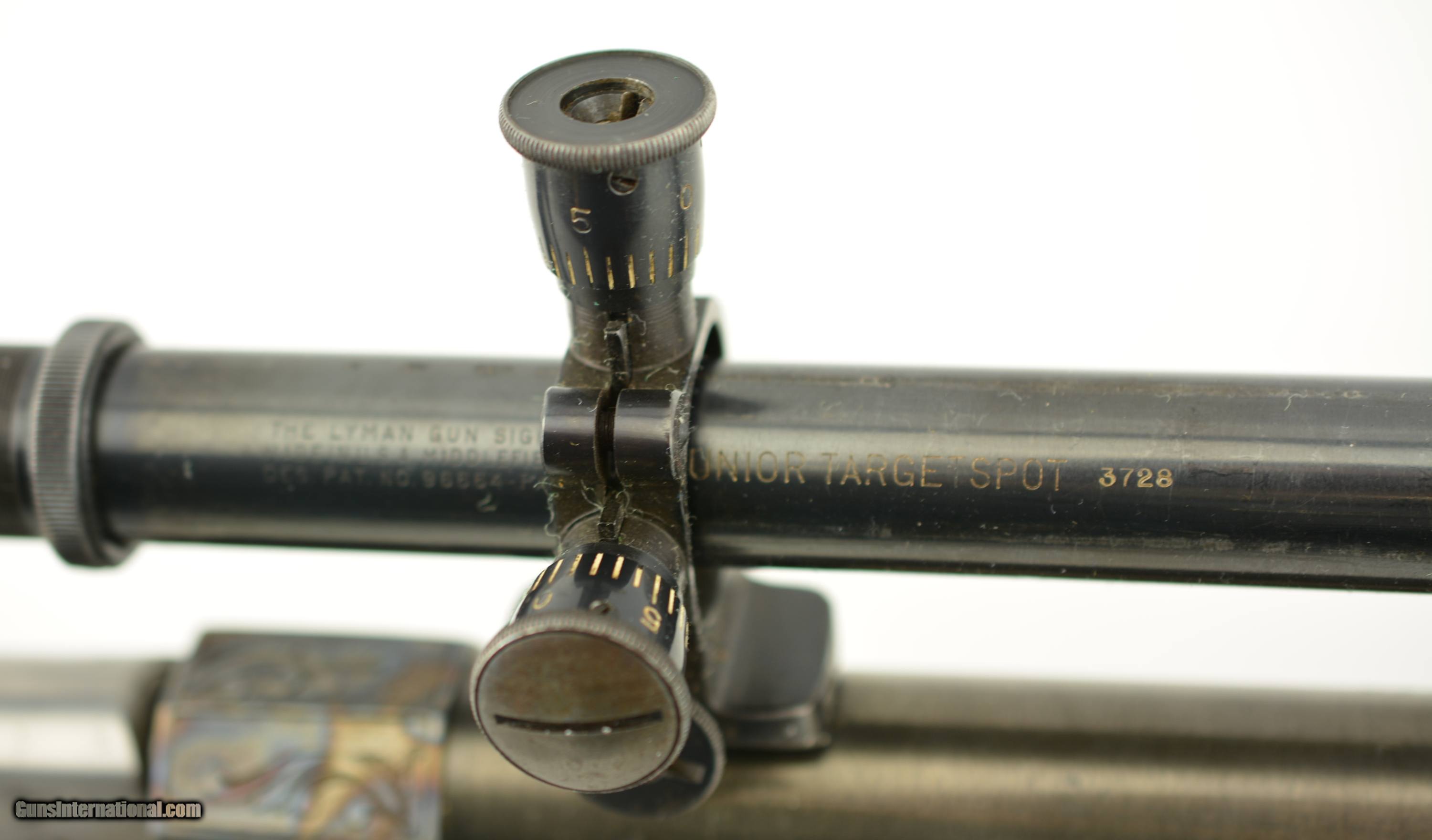 Hubalek Small Frame Ballard Type Target Rifle With Lyman Scope