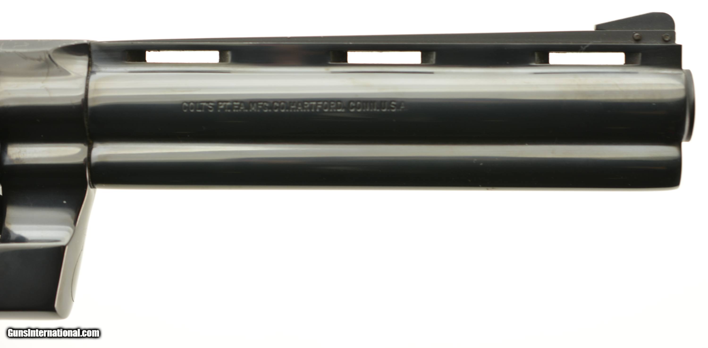 Excellent Colt Python Revolver Blued Made in 1981