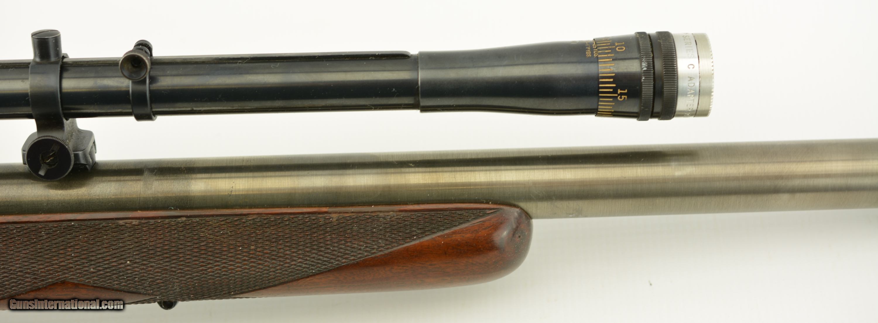 Hubalek Small Frame Ballard Type Target Rifle With Lyman Scope