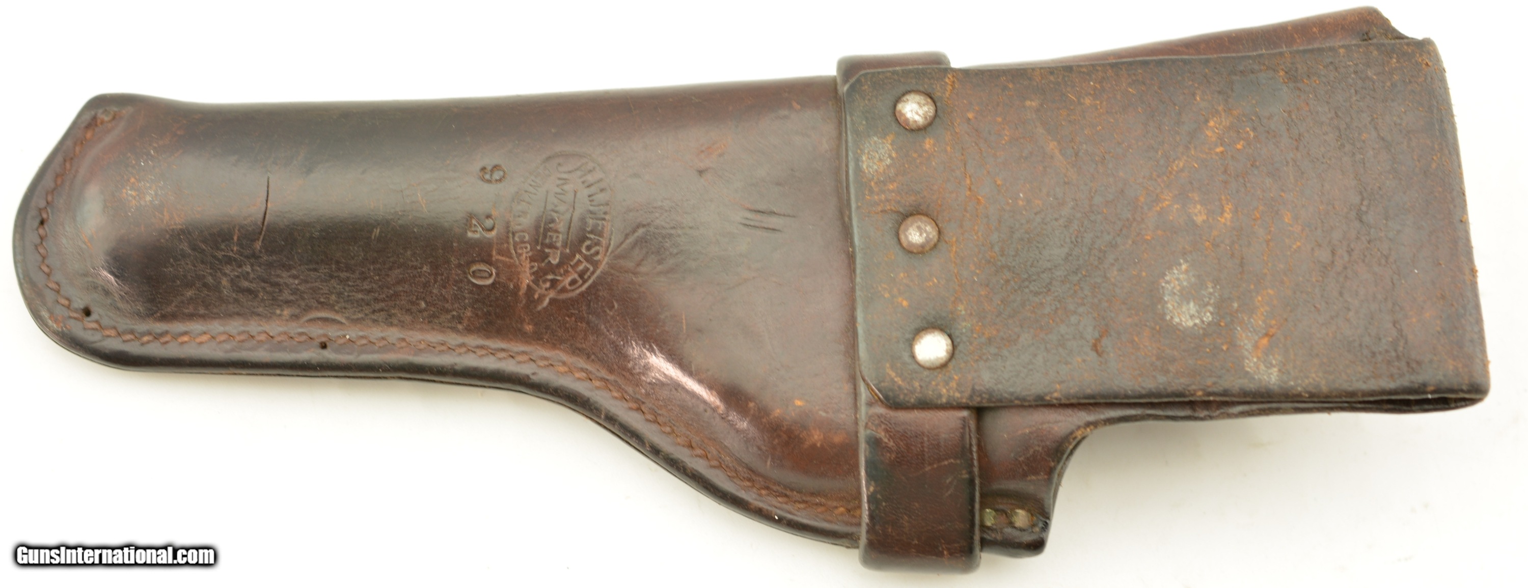 H.H. Heiser Denver Colorado Model 920 RH Brown Holster