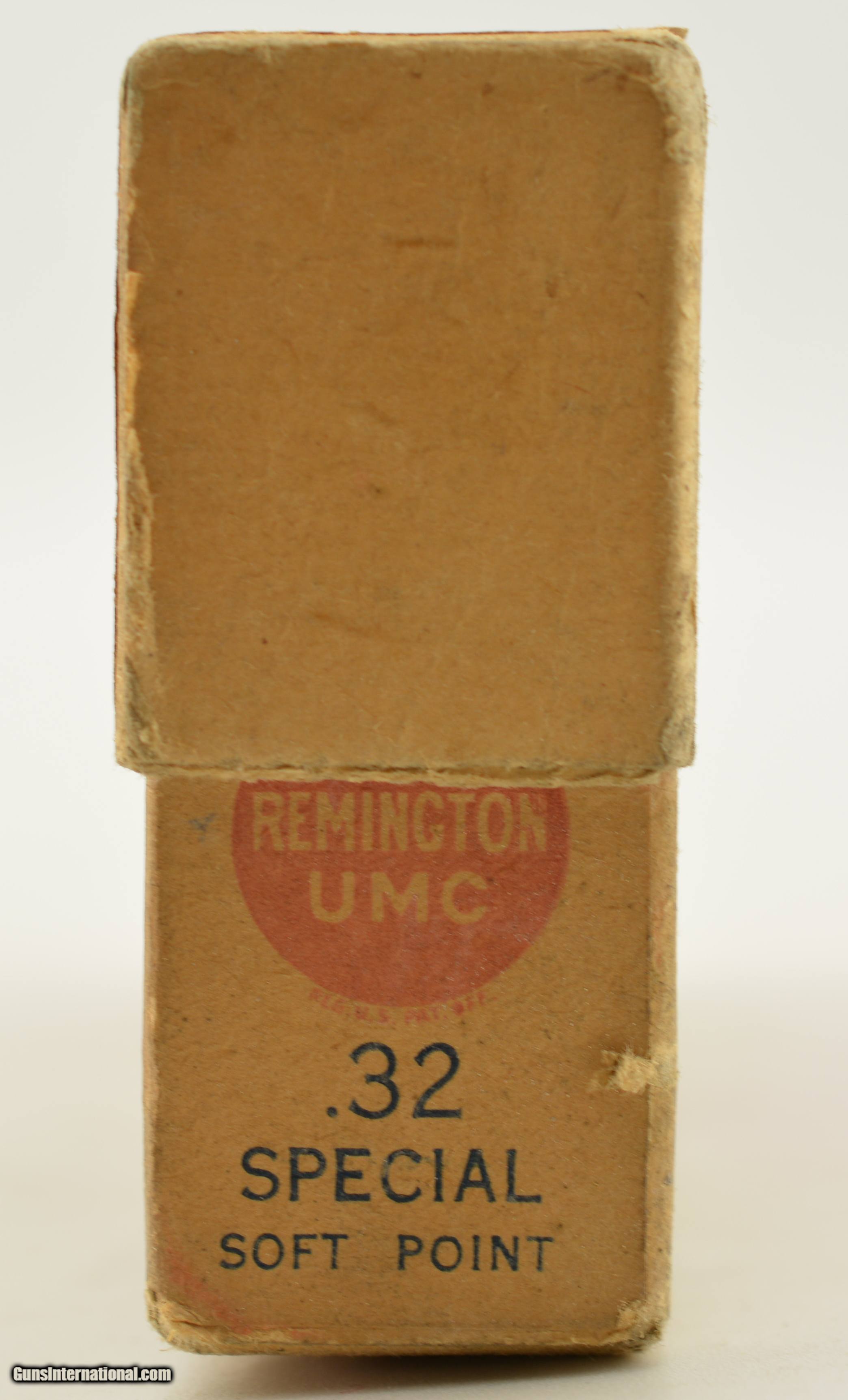 Early Rem UMC Square Corner 2 Piece Box 32 Winchester Special Ammo