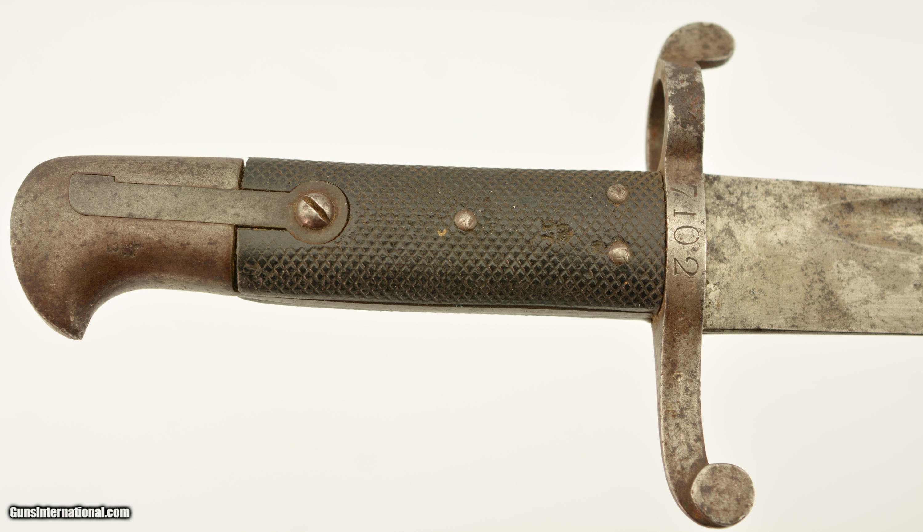 British Pattern 1856 Sword Bayonet Yataghan With Scabbard