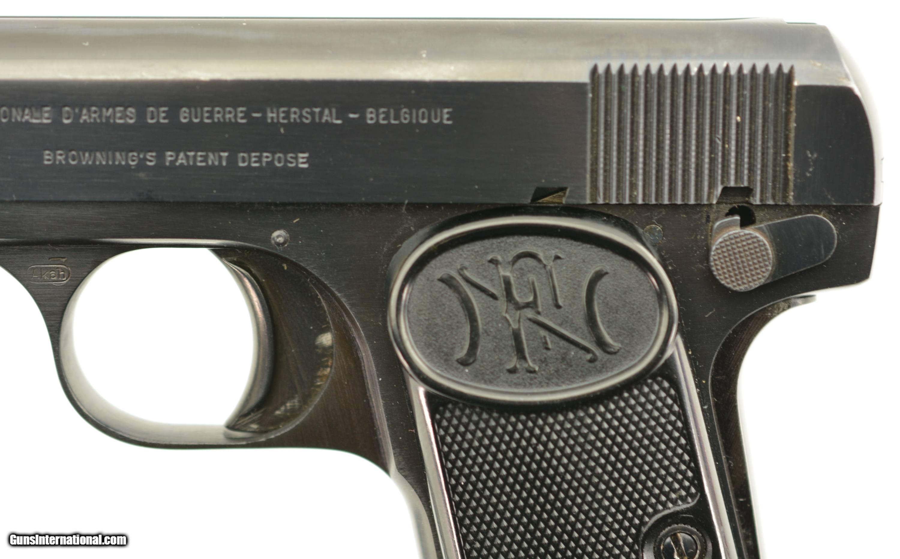 Post-War FN Model 1910 Pistol with AKAH Retailer Marking