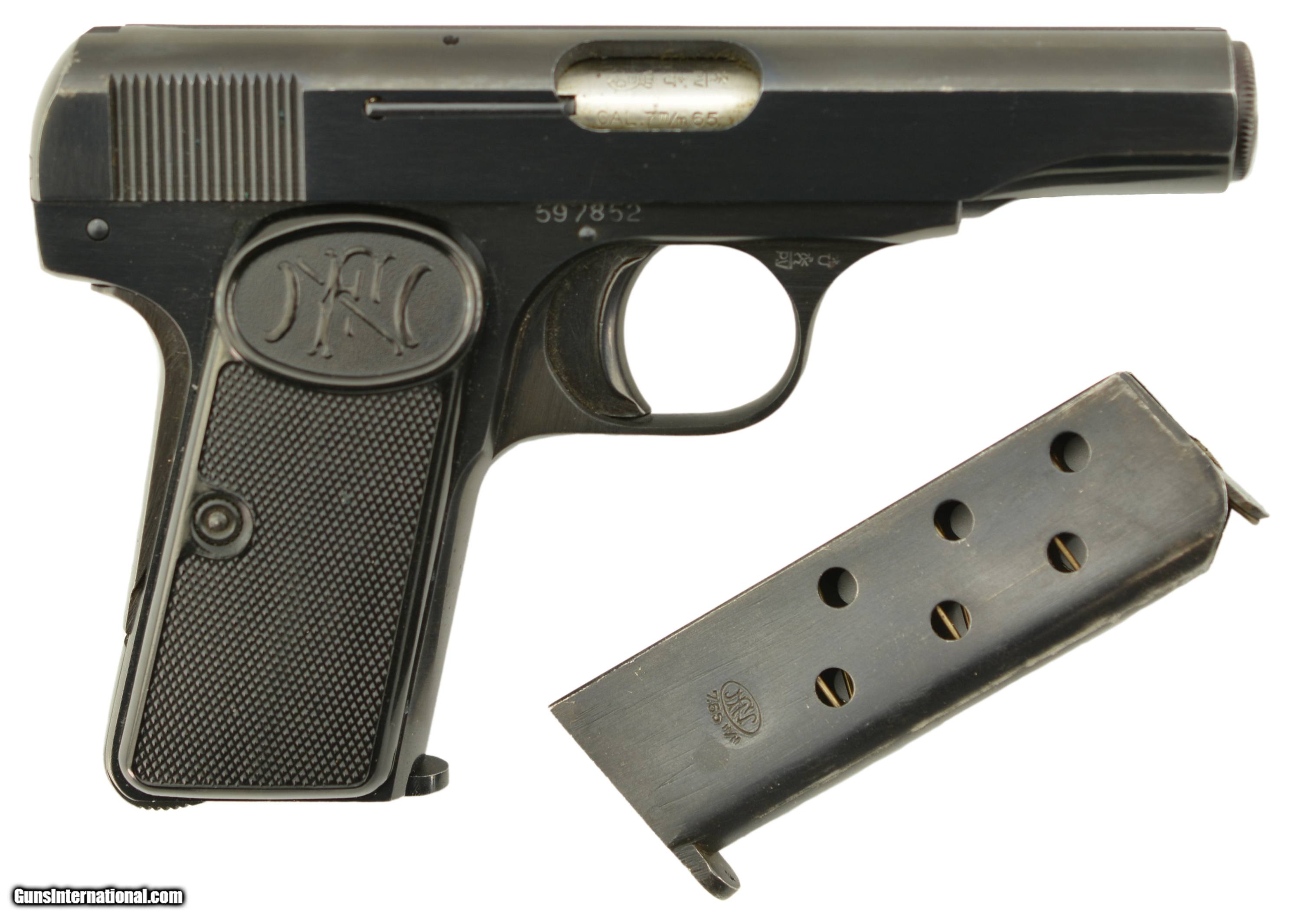 Post-War FN Model 1910 Pistol with AKAH Retailer Marking