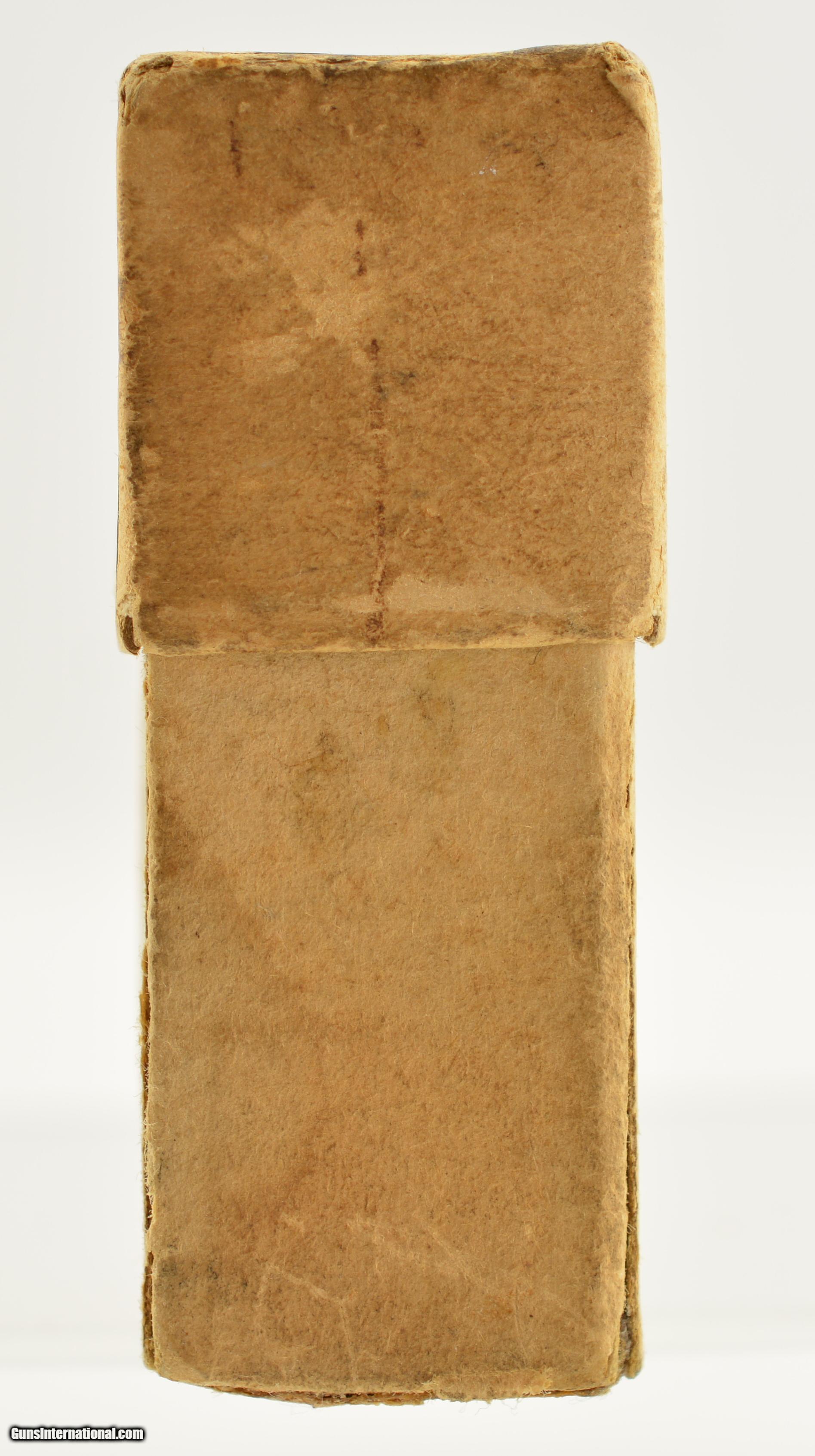 Scarce Early Black Powder Blue Label Winchester 32-40 Ammo 1st Type