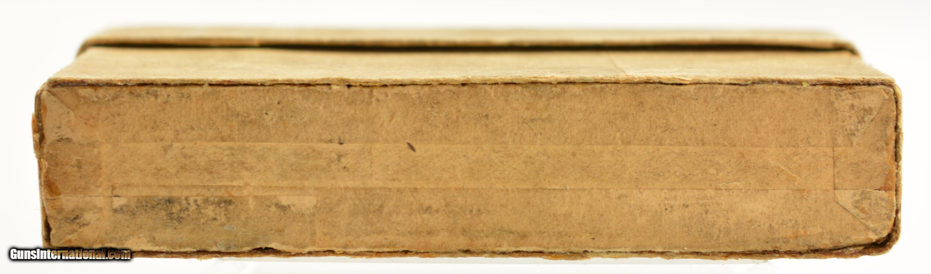 Scarce Early Black Powder Blue Label Winchester 32-40 Ammo 1st Type