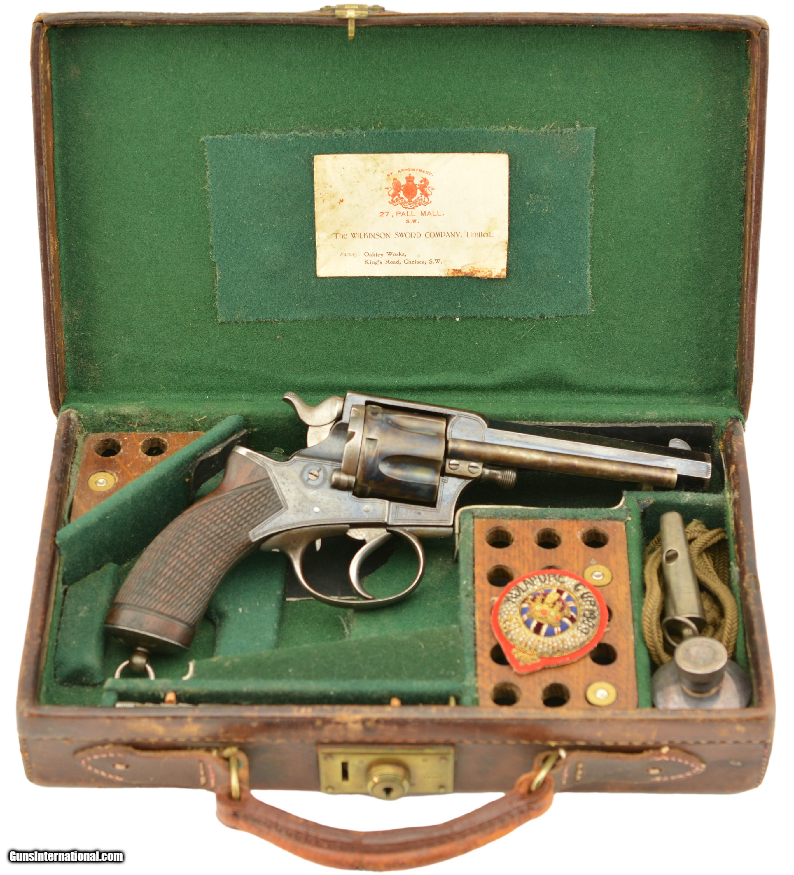 Cased Kynoch Model 1868/1878 Tranter Type Revolver