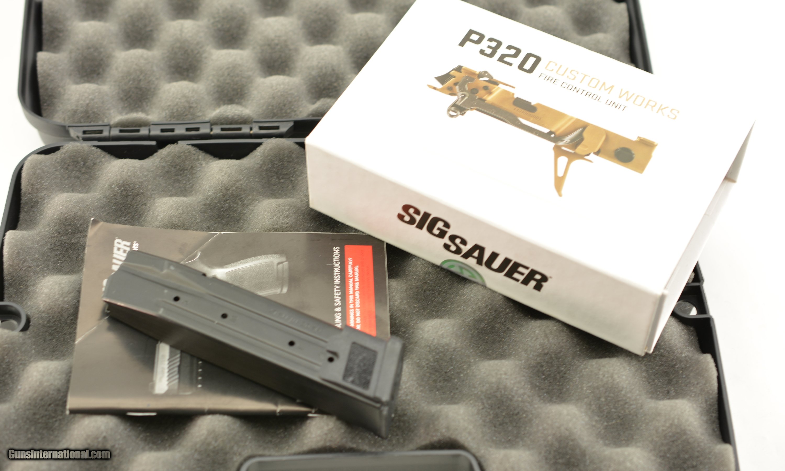 Sig P320 Full Size Pistol 9mm Custom Works Fire Control Unit FCU 21 Rd