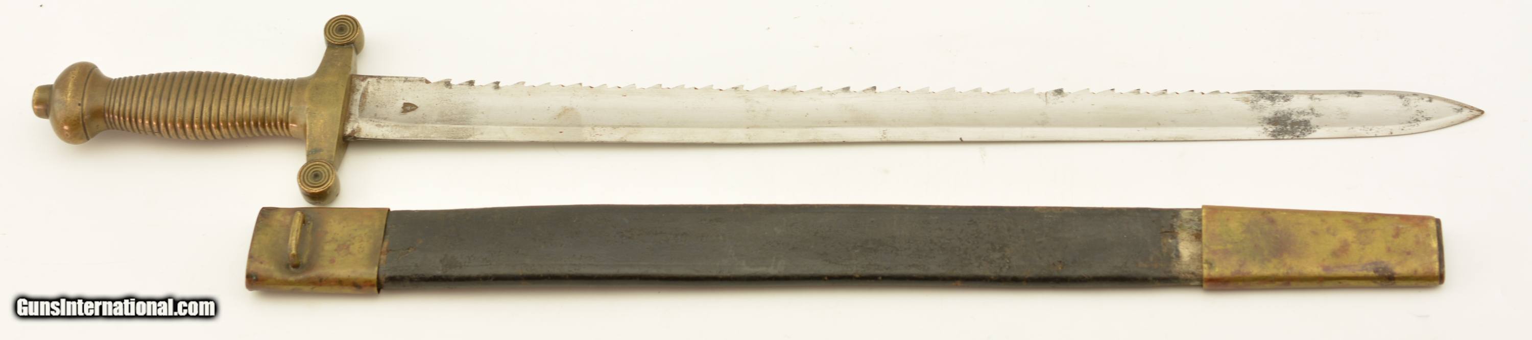Rare Swiss Model 1842 Pioneers Sawtooth Gladius Short Sword Friebourg