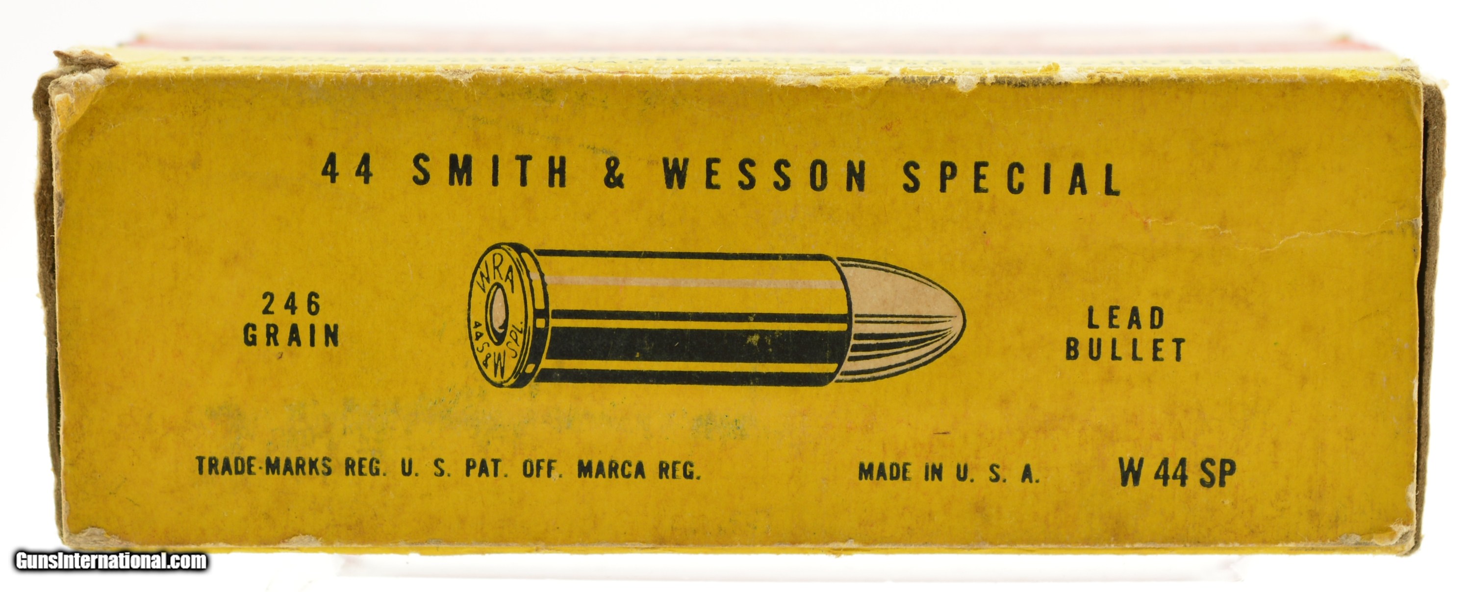 Vintage Winchester 44 S&W Special Lead bullet Full Box 50 Rounds