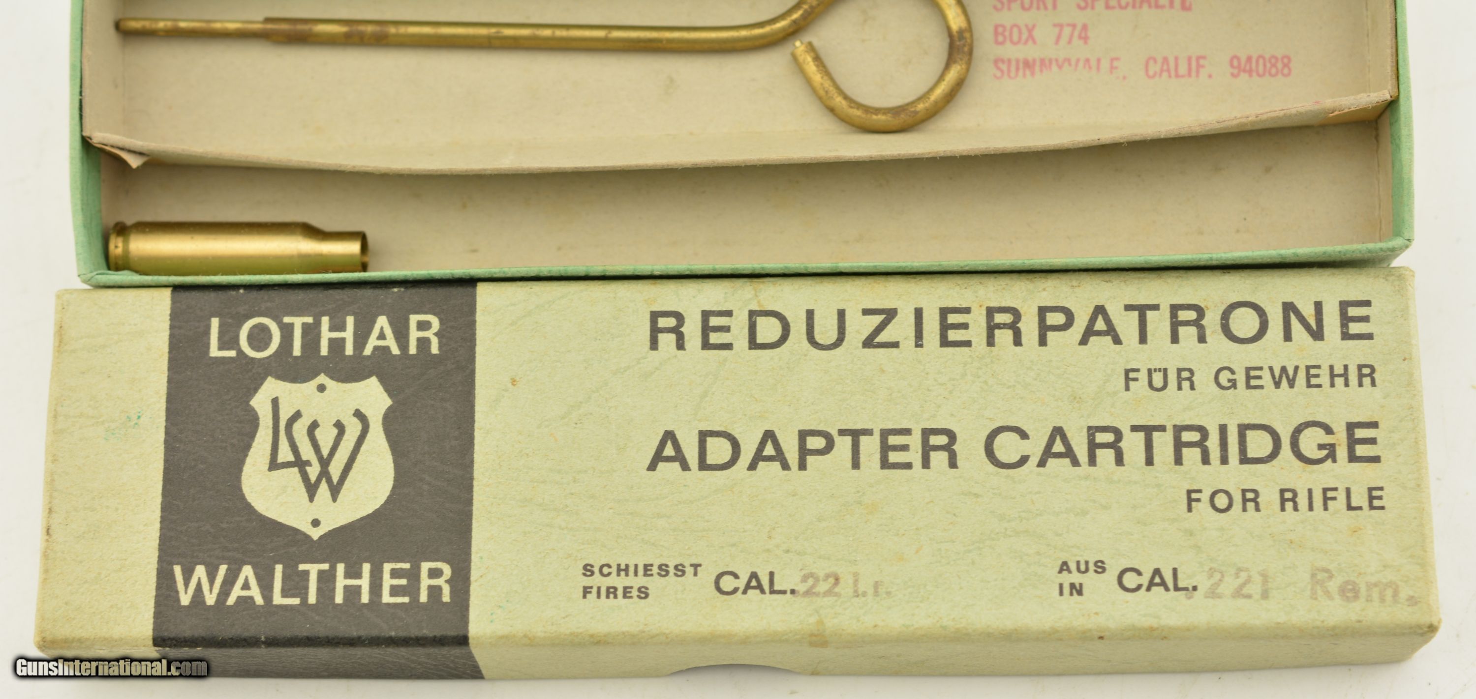 Lothar Walther 22lr Adapter Cartridge for Rifle 2 Pieces