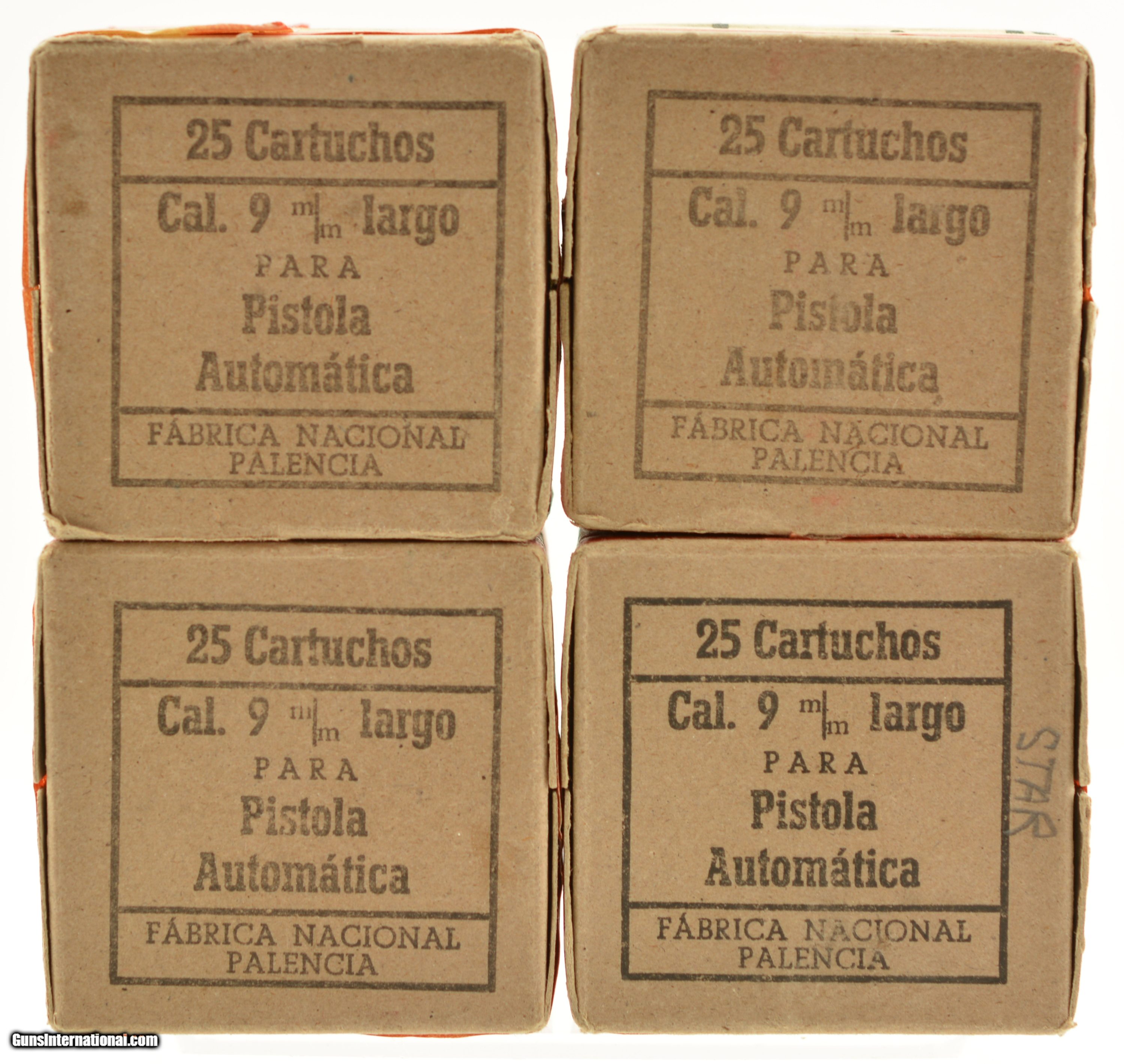 Vintage FN Palencia Cal. 9mm Largo Sealed 1948 100 Rnds