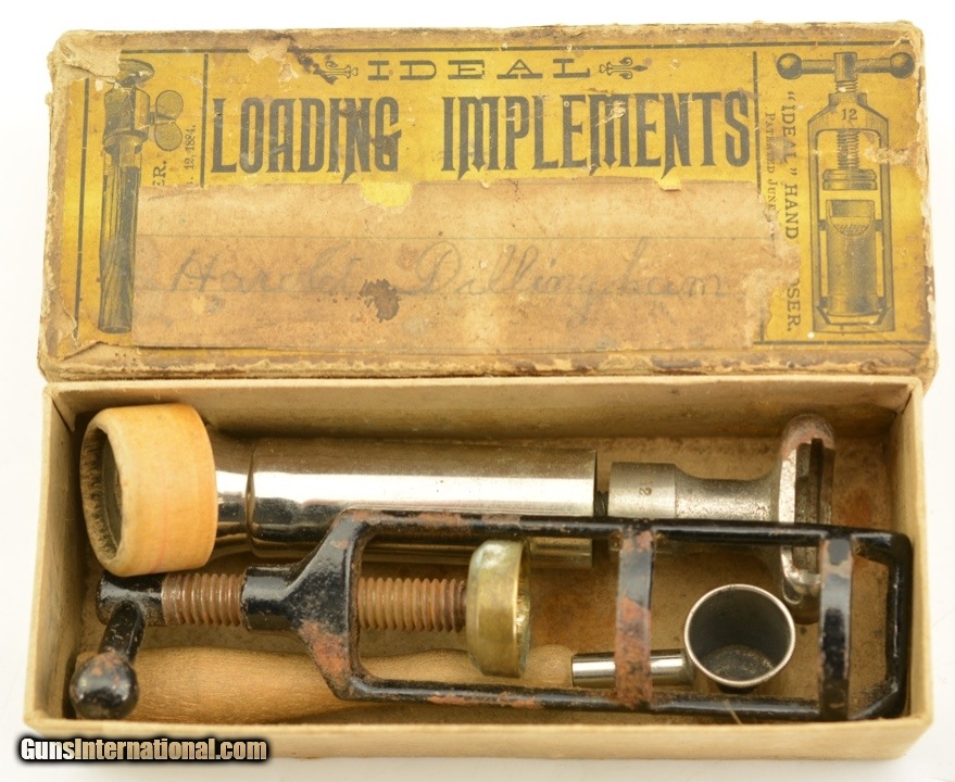 Vintage Ideal Load Implements 12ga. Brass & Paper Shot Shell Kit