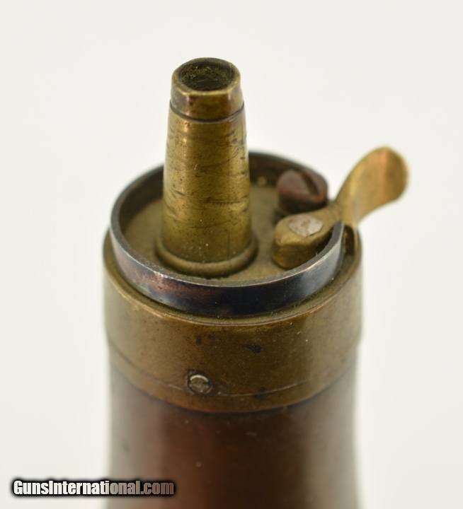 Rare Antique Pistol flask Pistol Pattern w/ Colt Dragoon type Revolver