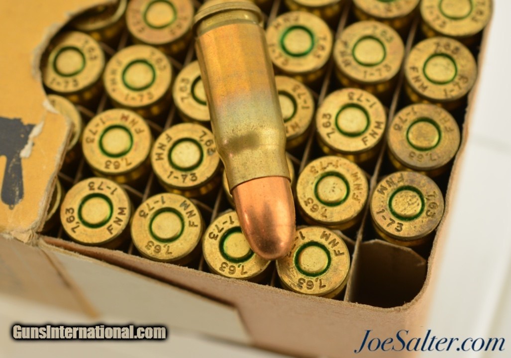 Vintage Century Arms Inc. 7.63 mm .30 Mauser Pistol Ammo 50 rounds