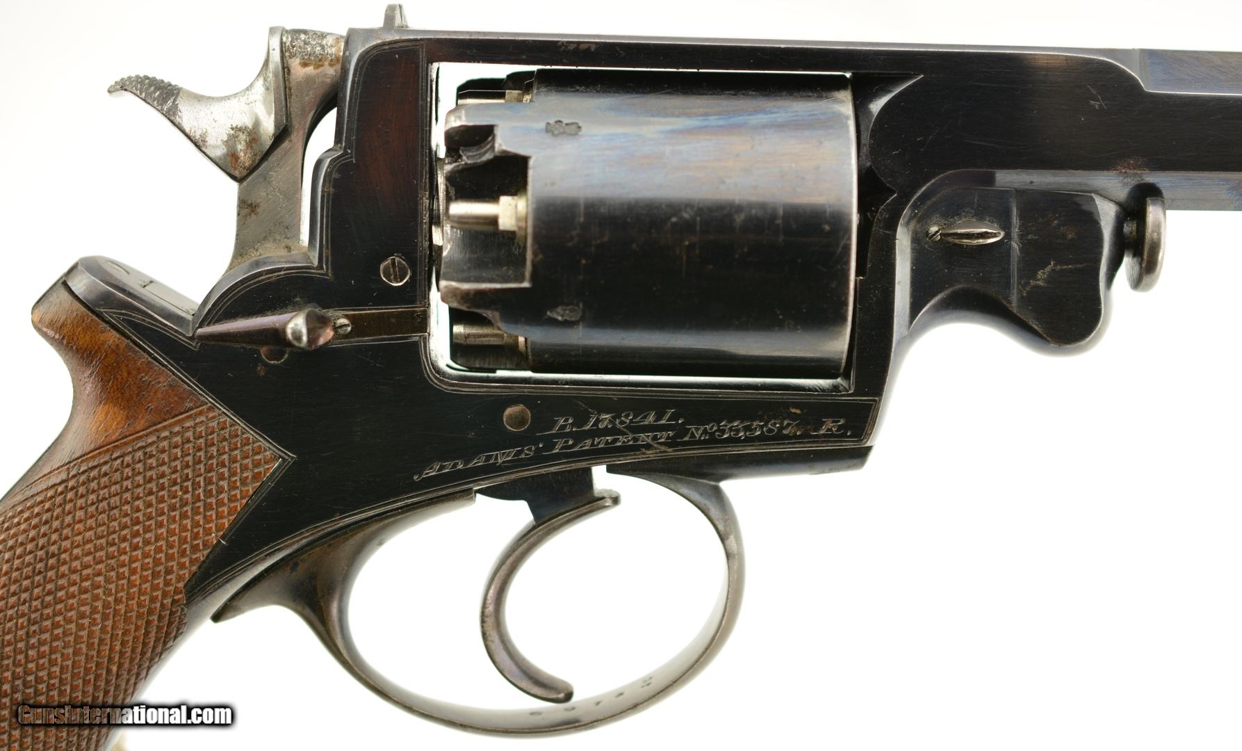 Incredible Cased Adams’ Patent .50 Caliber Revolver by London Armoury