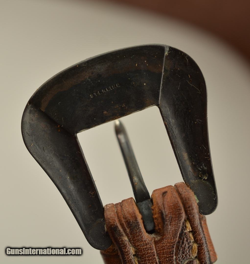 Vintage Western Fast Draw Style SSA Leather Holsters Rig Sterling ...