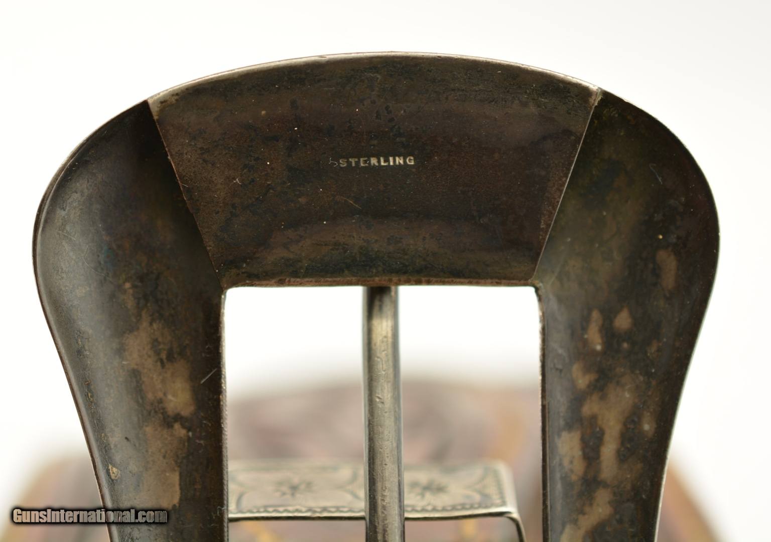 Vintage Western Fast Draw Style SSA Leather Holsters Rig Sterling ...