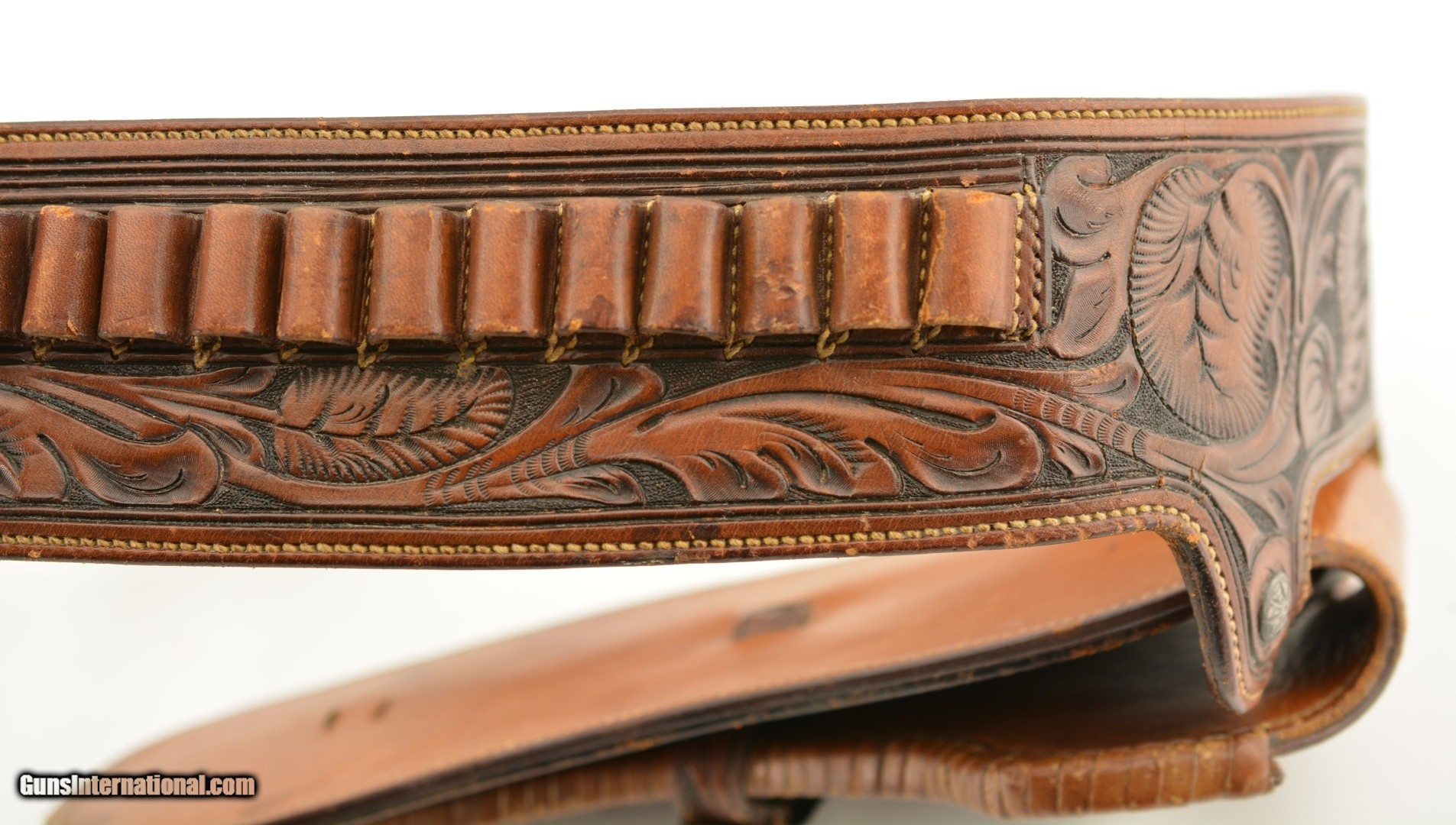 Vintage Western Fast Draw Style SSA Leather Holsters Rig Sterling ...