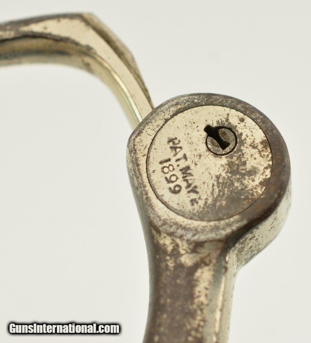 Vintage Bean Cobb 1899 Handcuffs